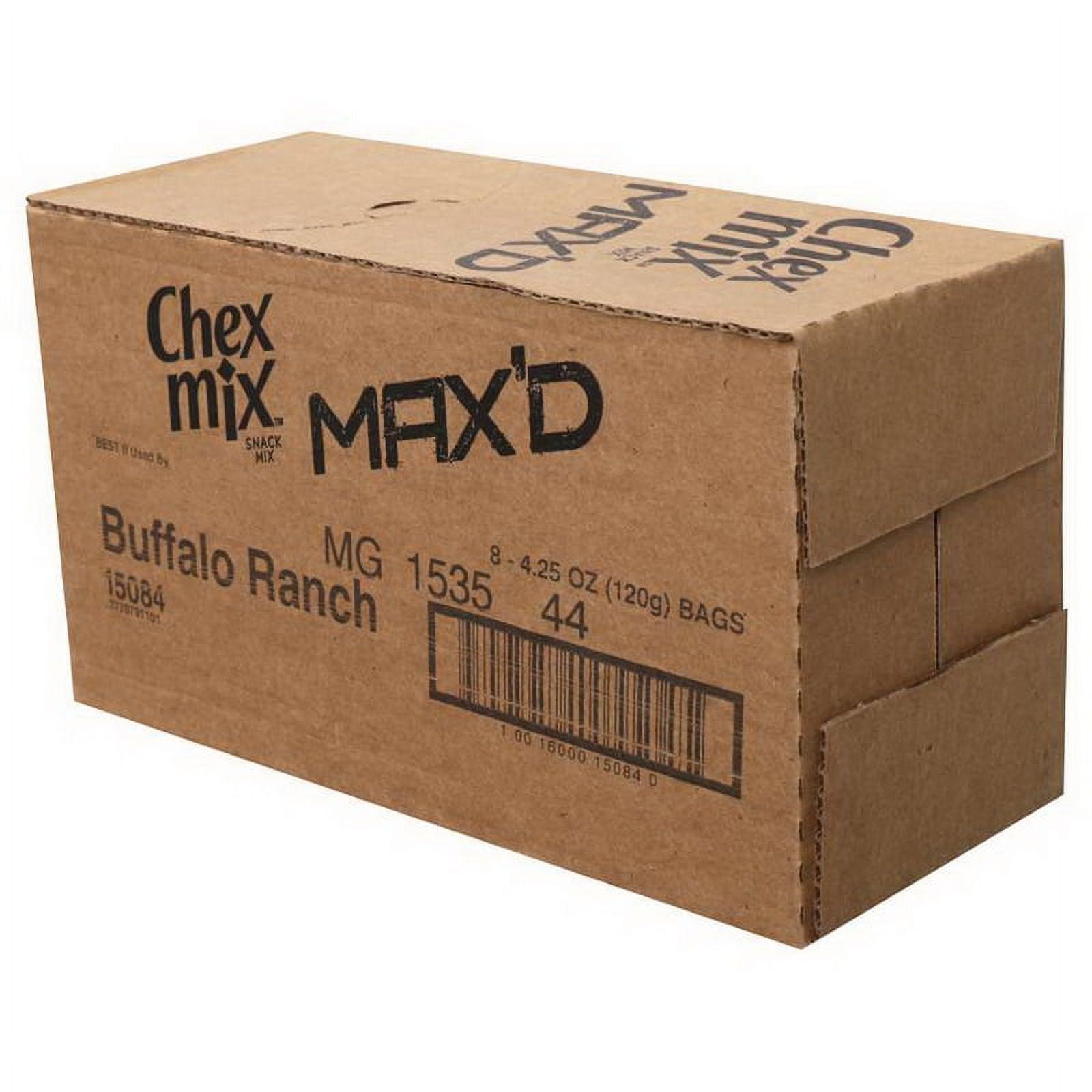 Walmart Chex Mix Max'D Buffalo Ranch Snack Mix, 4.25 oz (8 Ct) Case ...