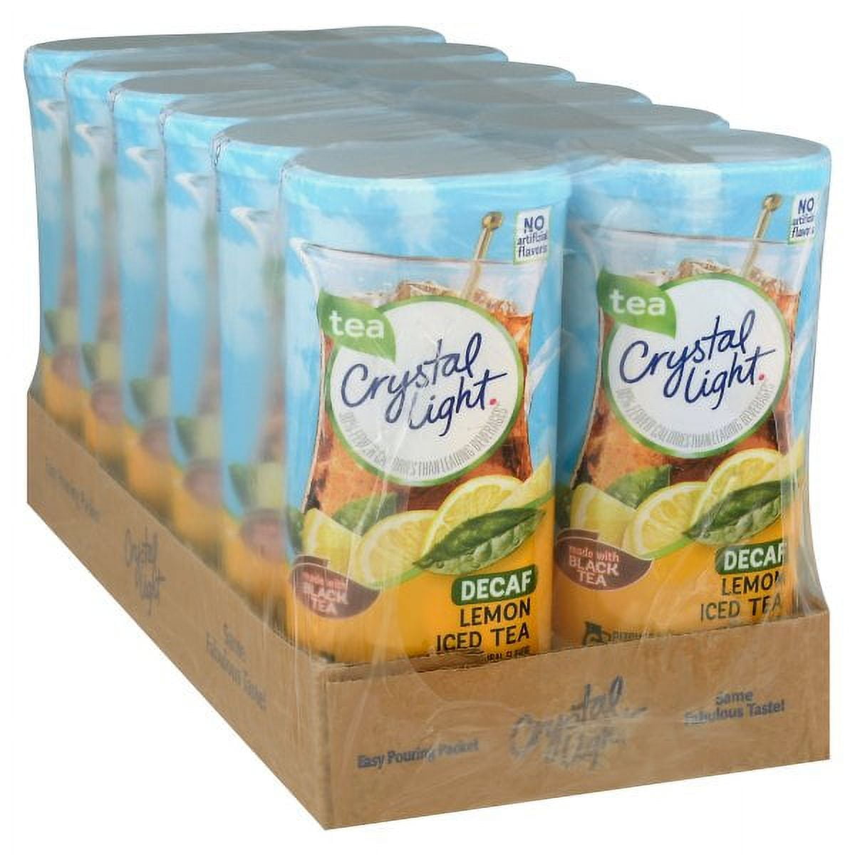 Crystal Light Decaffeinated Instant Iced Tea, 12 Packets - 1.5 Ounce ...