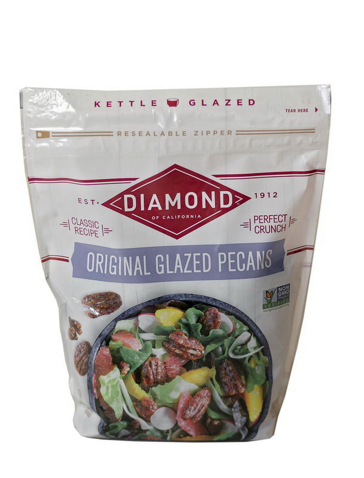 (Price/Case)Diamond Glazed Pecans, 2 Pounds, 3 per case - Walmart.com