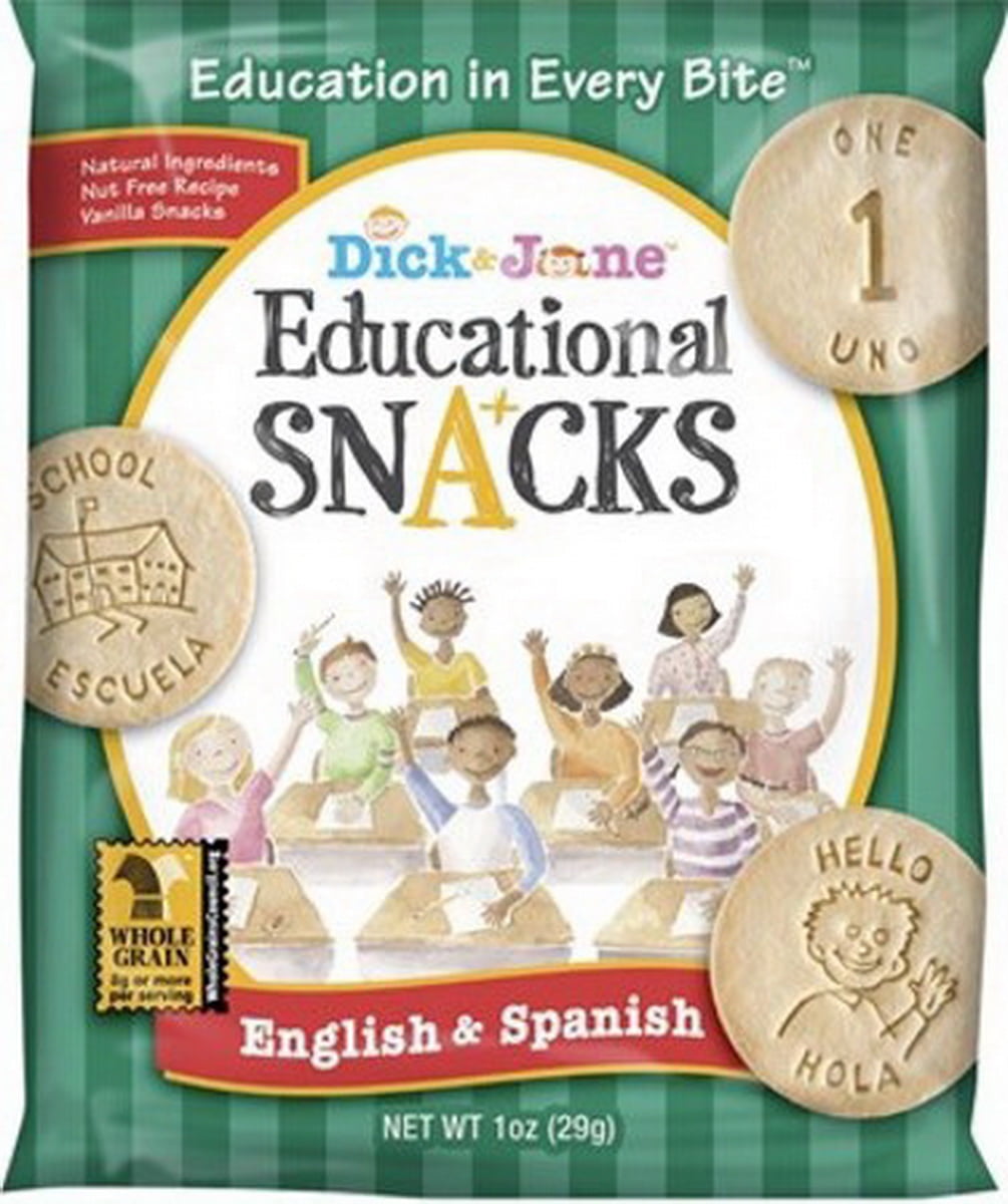 (Price/Case)Dick And Jane English & Spanish Educational Snack Crackers ...