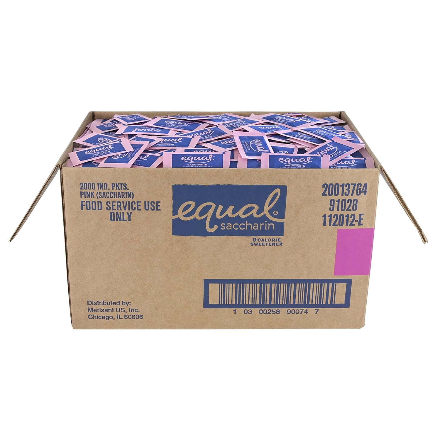 EQUAL 0 Calorie Sweetener, Pink, Saccharin Sugar Substitute, 2000 ...