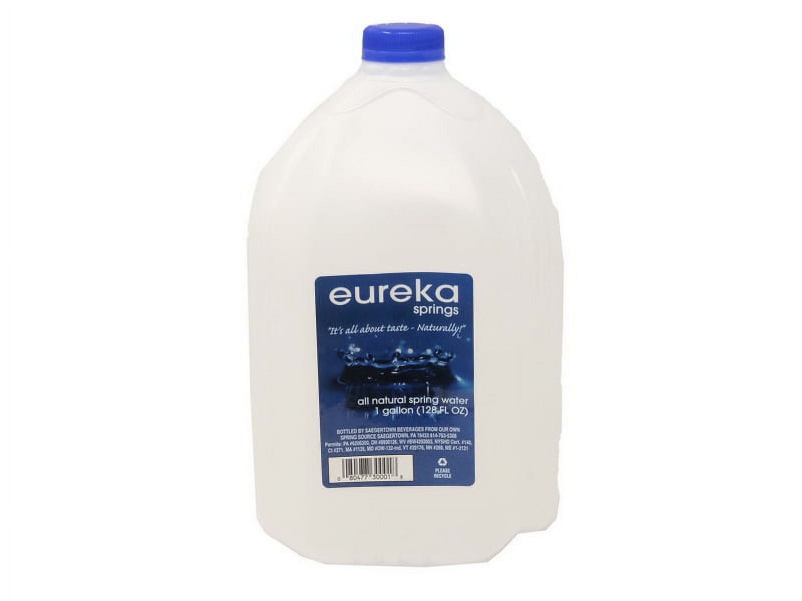 (Price/Case)Eureka Spring Water 6/1gal, 456130 - Walmart.com