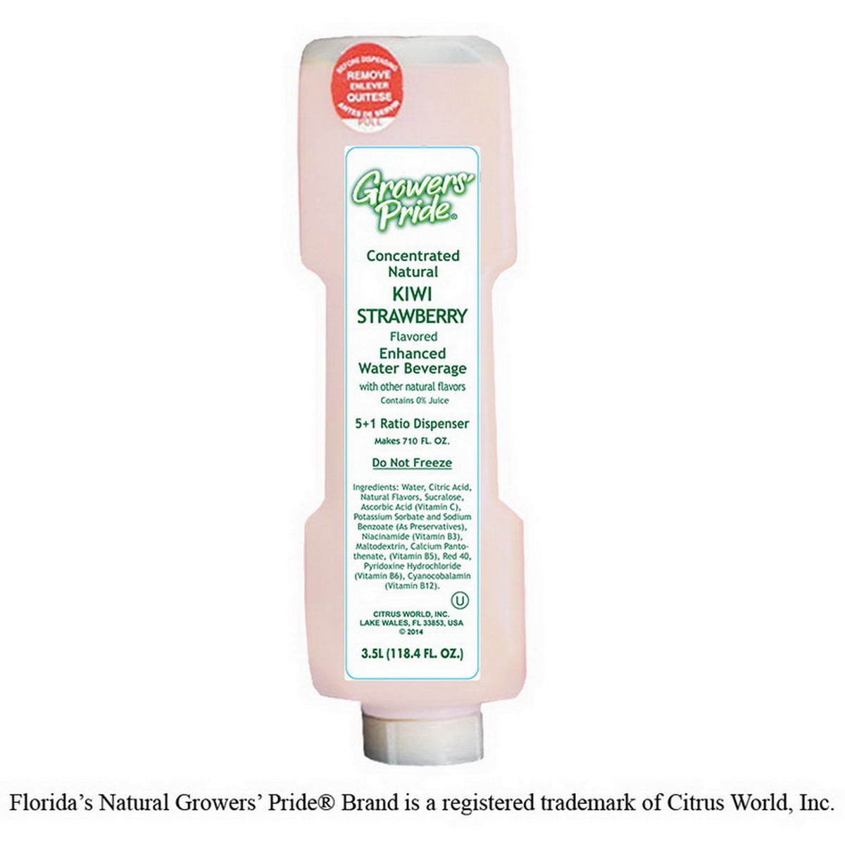 (Price/Case)Florida Natural Growers' Pride Shelf Stable Kiwi Strawberry ...