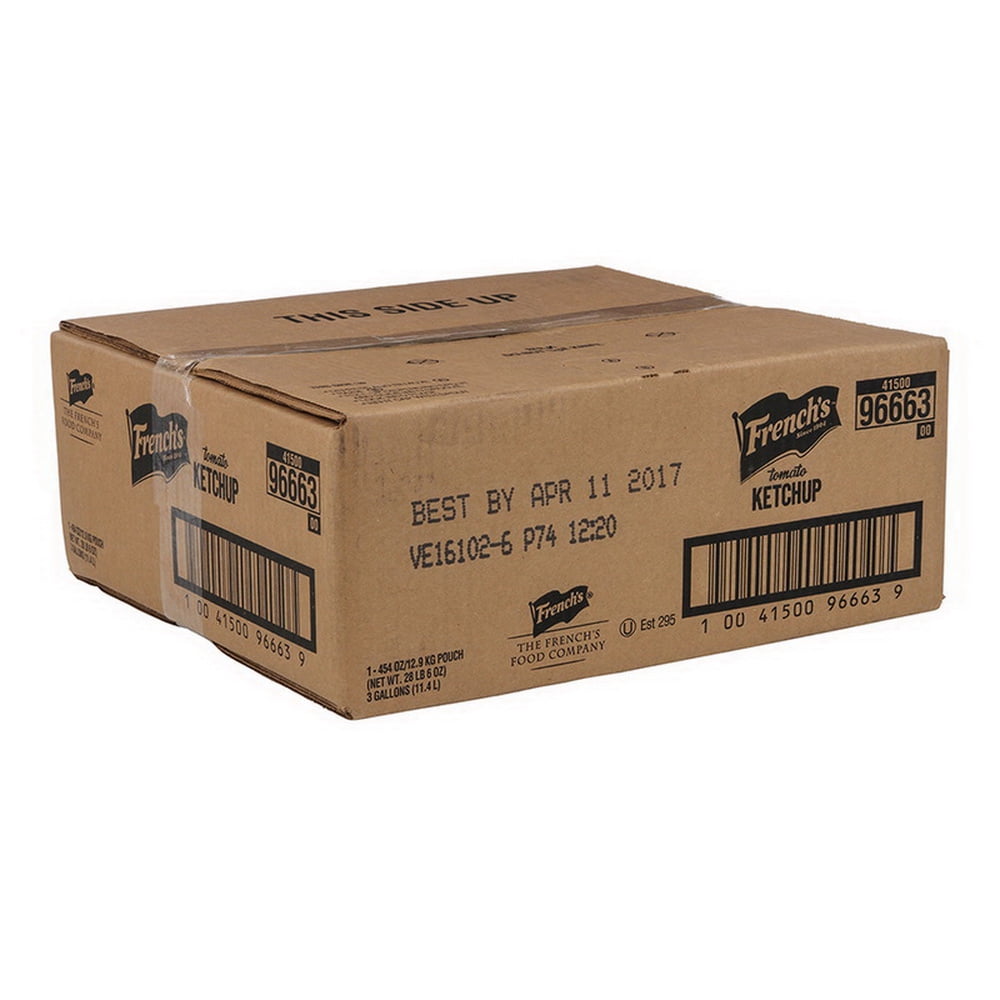 (Price/Case)French'S Vol-Pak Tomato Ketchup 3 Gallons Per Pouch - 1 Per ...