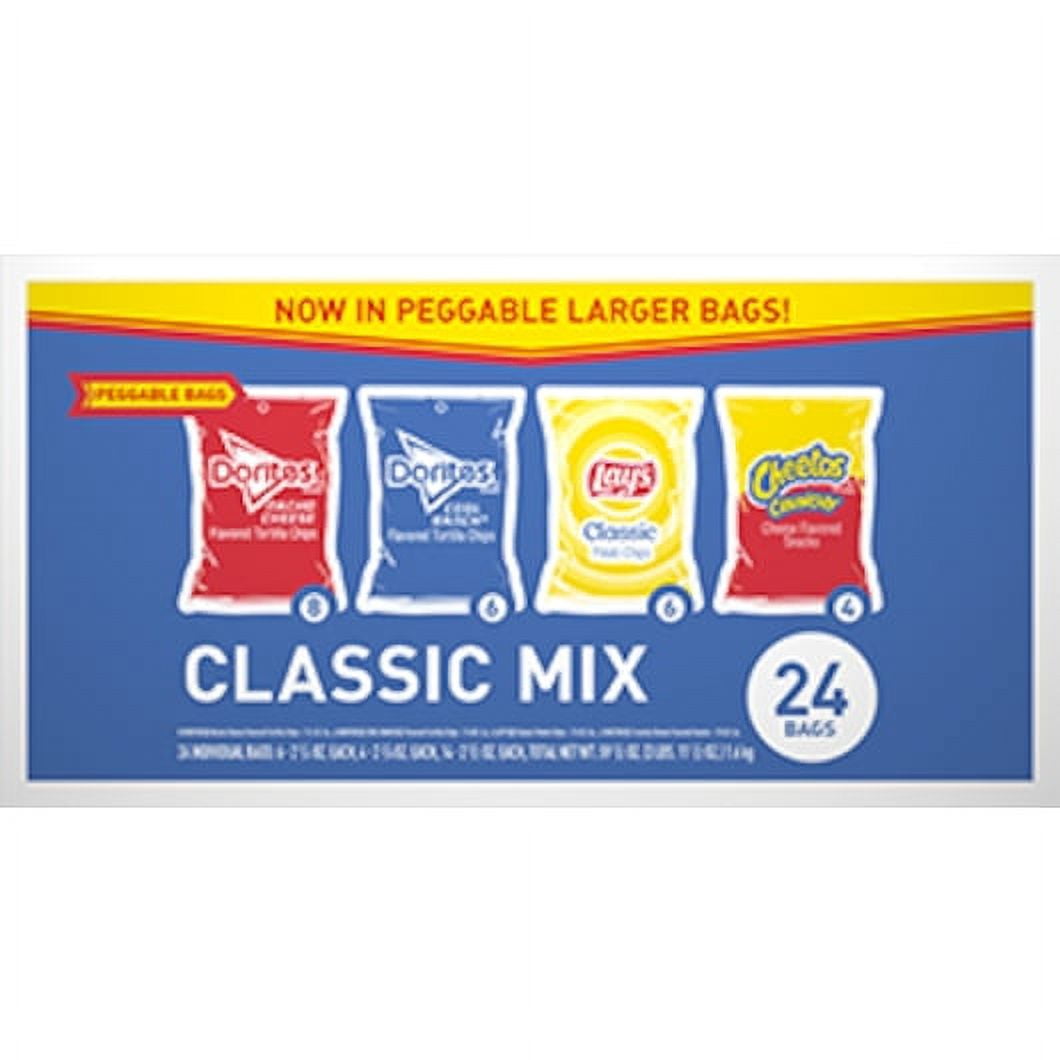 (Price/Case)Frito Lay 00028400703918 Snacks Classic Mix Variety, 24 ...