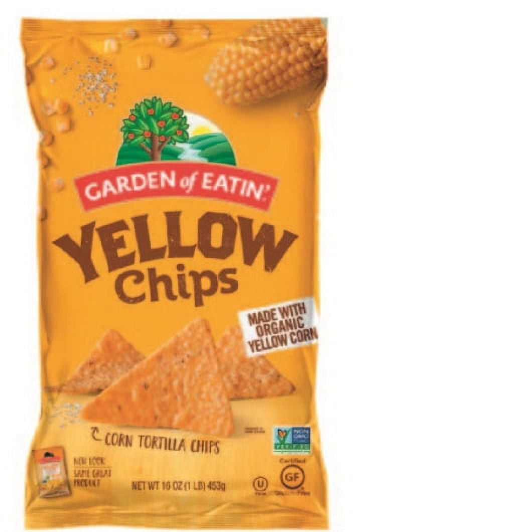 Garden Of Eatin Garden Of Eatin' Yellow Chip Party Size, 16 oz - Case ...