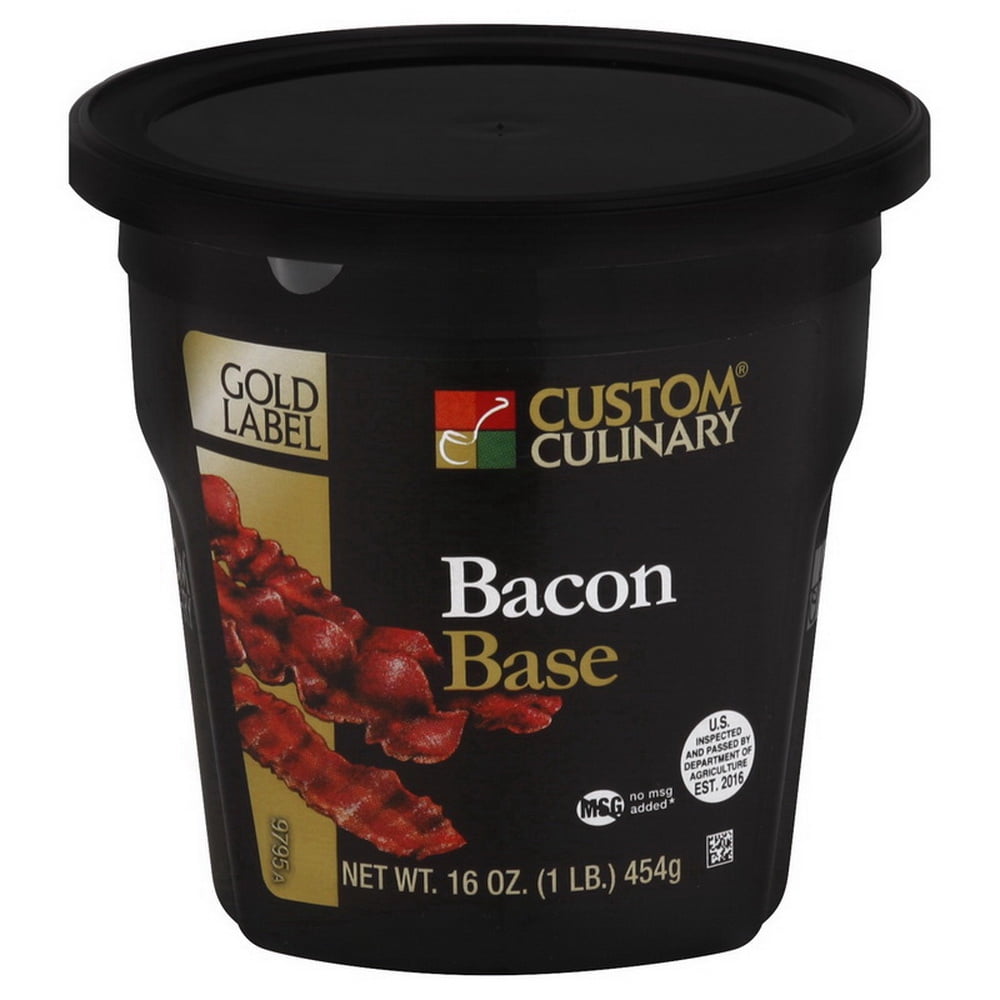 (Price/Case)Gold Label No Msg Added Bacon Base Paste 1 Pound Tub - 6 ...