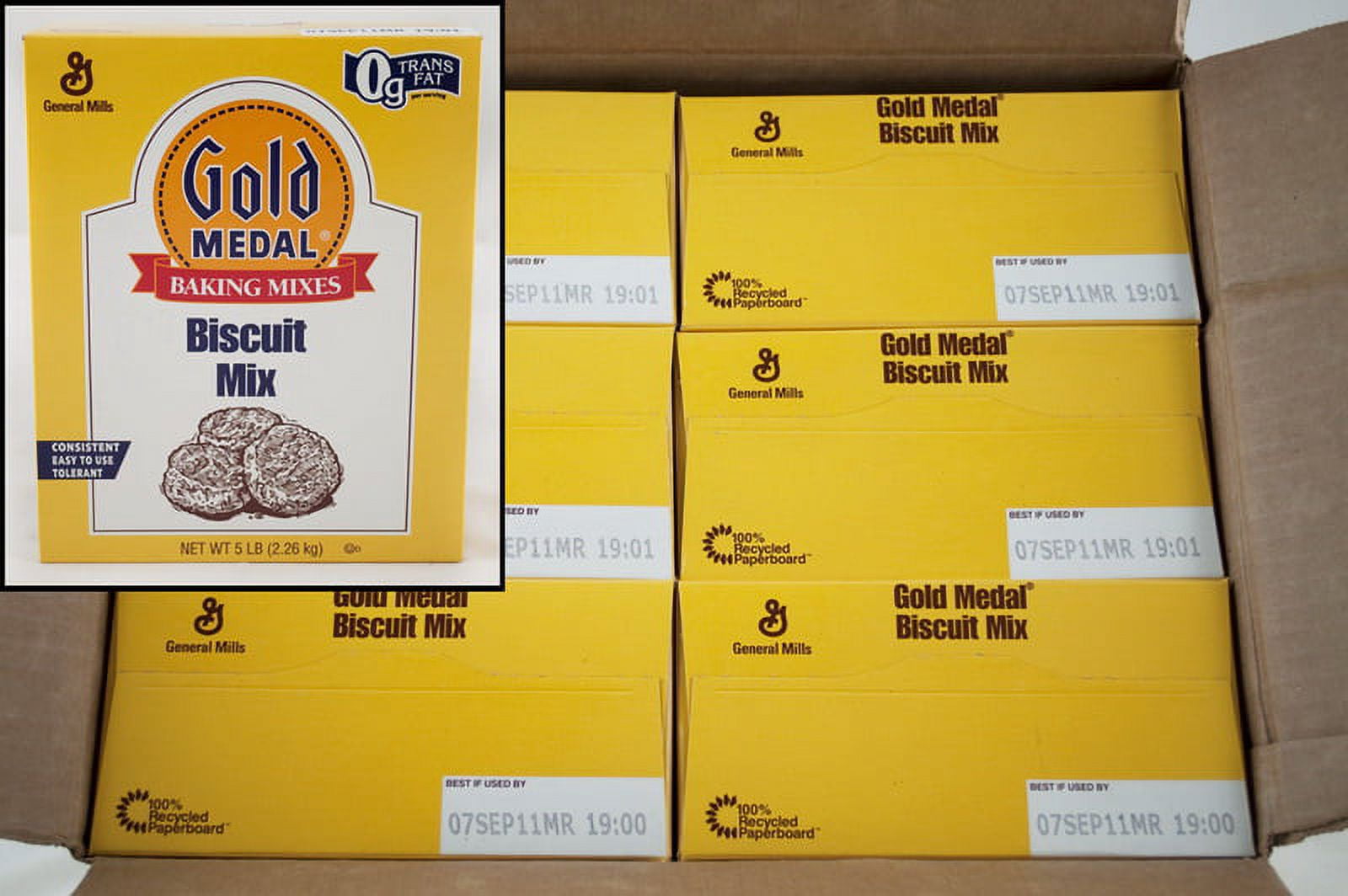 (Price/Case)Gold Medal Baking Mixes Biscuit Mix 5 Pounds Per Pack - 6 ...