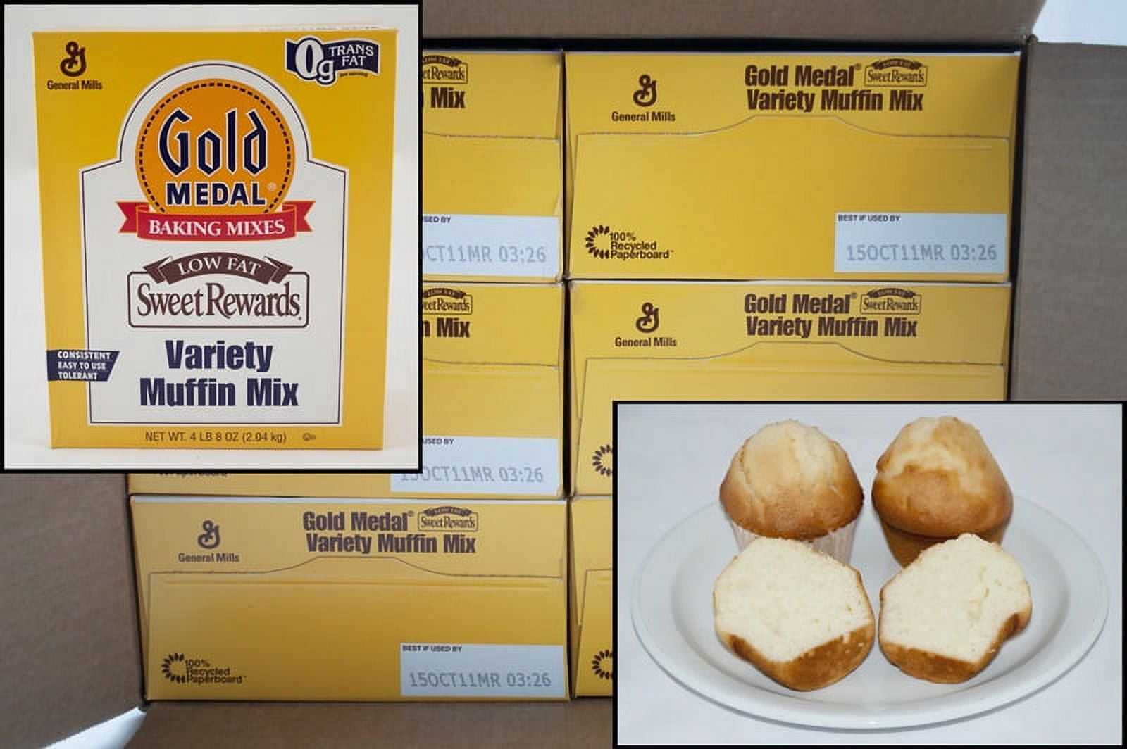 (Price/Case)Gold Medal Baking Mixes Low Fat Sweet Rewards Variety ...