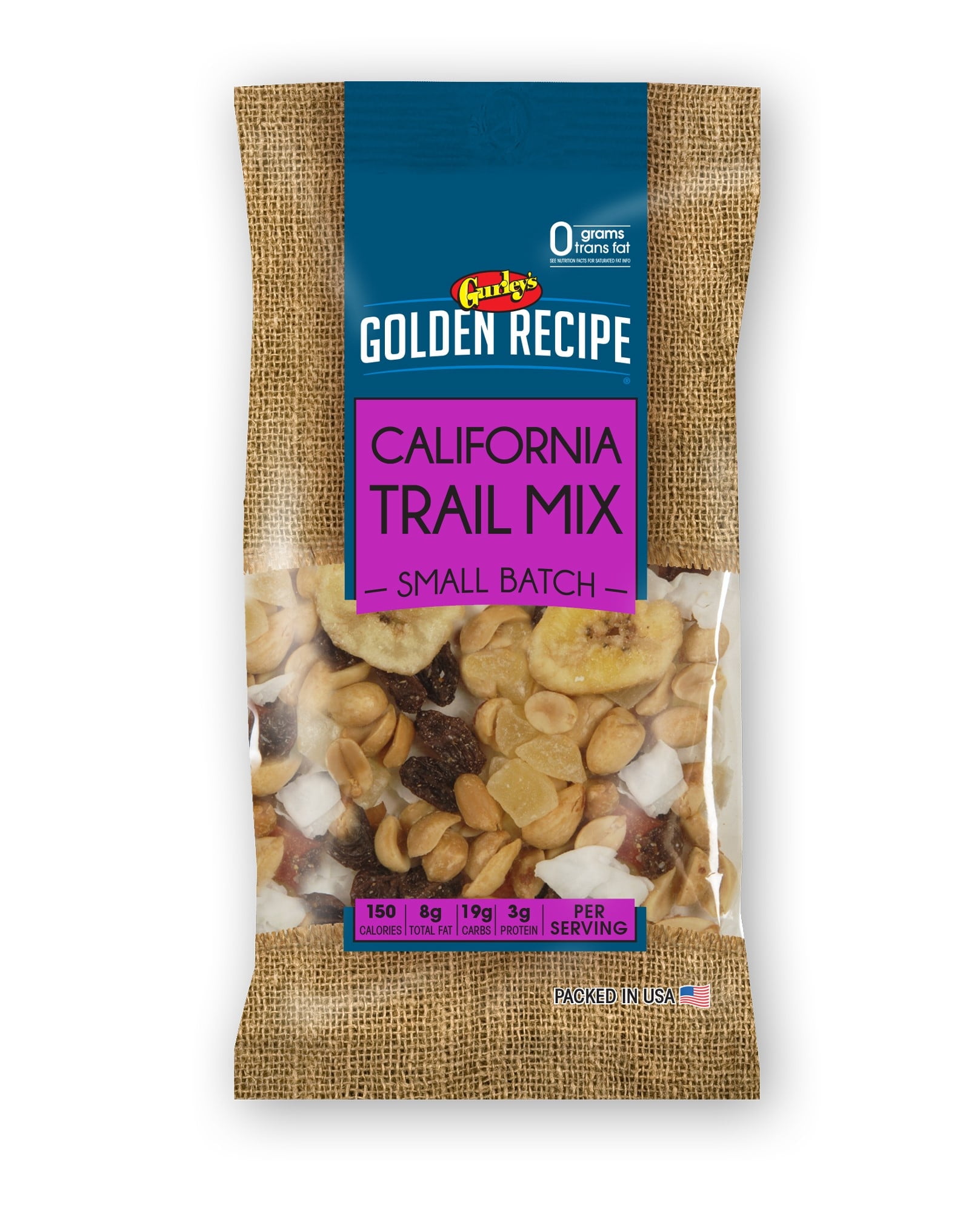 Gurley's Golden Recipe California Trail Mix, Premium Blend, 6 oz (Pack ...