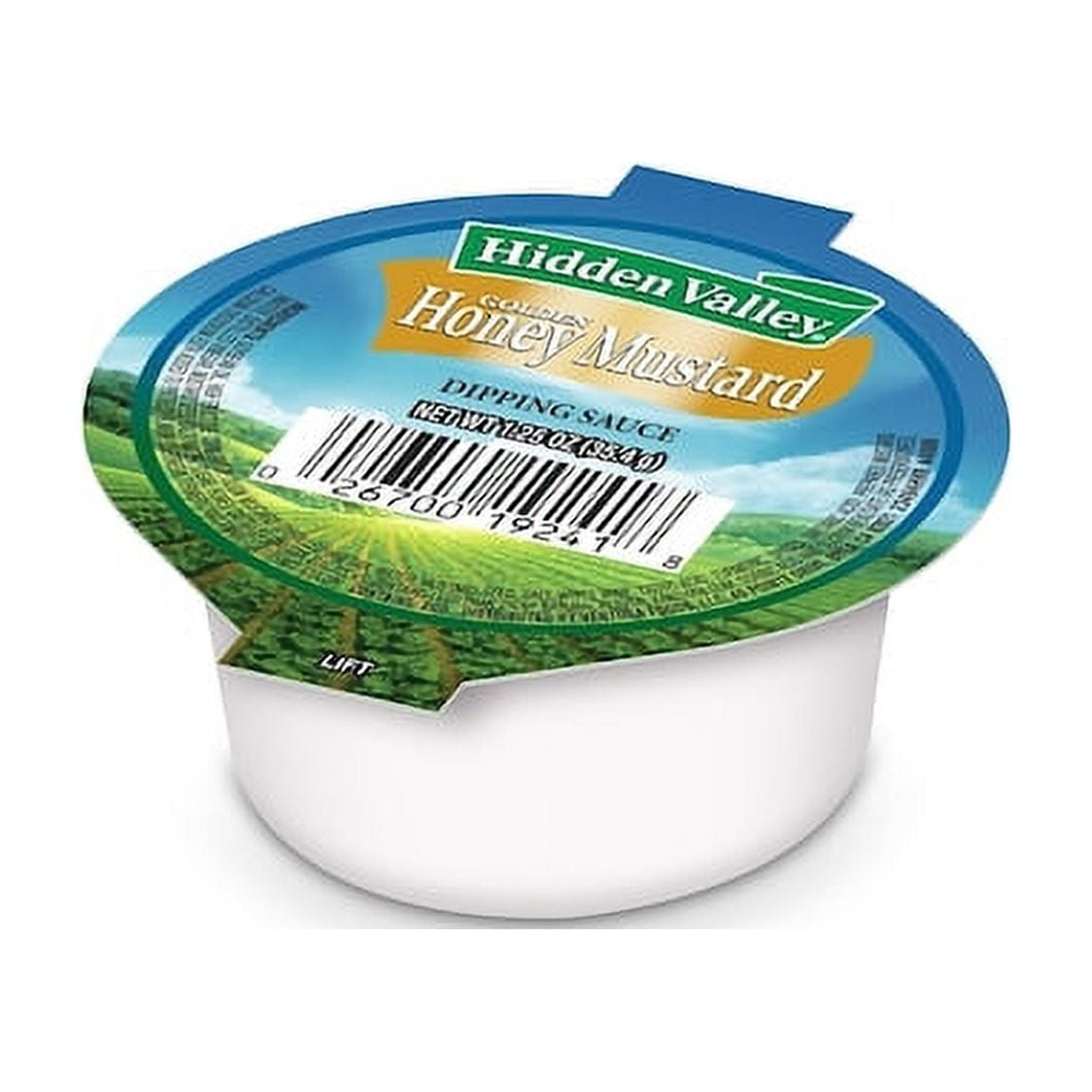 Hidden Valley Honey Mustard Dressing Cup, 1.25 OZ, Vegetarian, 96 per ...