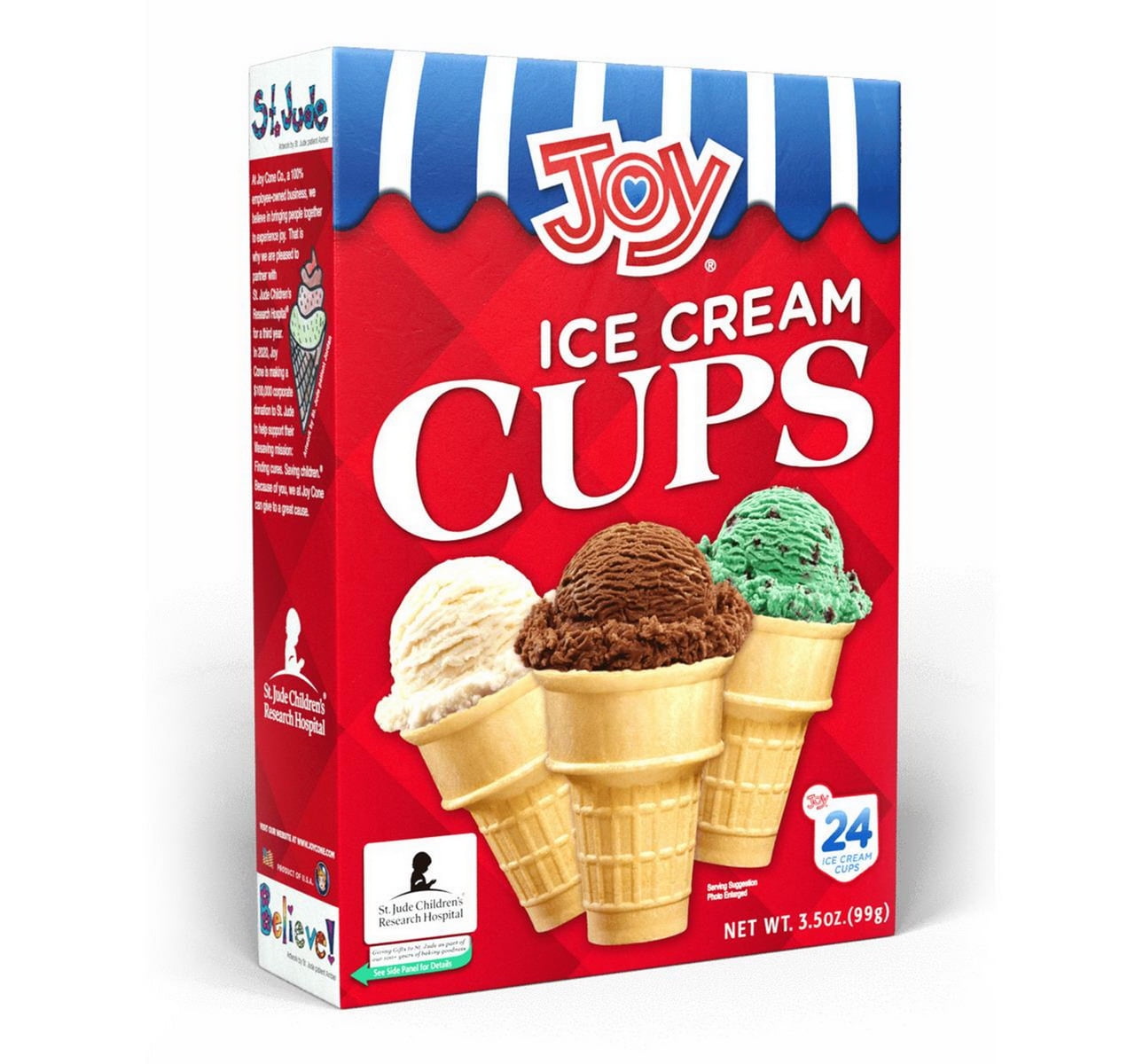 (Price/Case)Joy Cone Cake Cup Cones 12/24ct, 699201 - Walmart.com