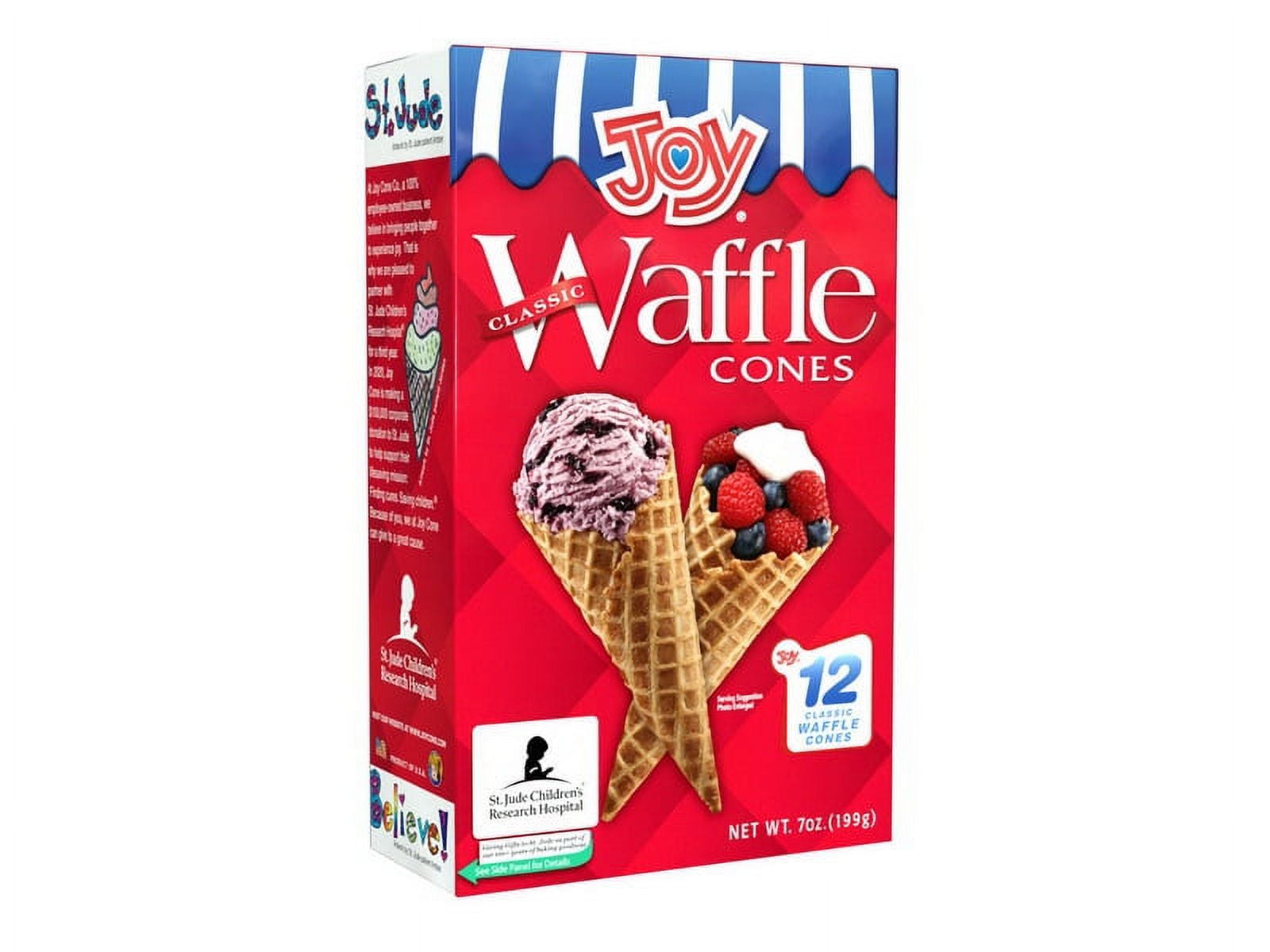 (Price/Case)Joy Cone Waffle Cones 12/12ct, 699208 - Walmart.com