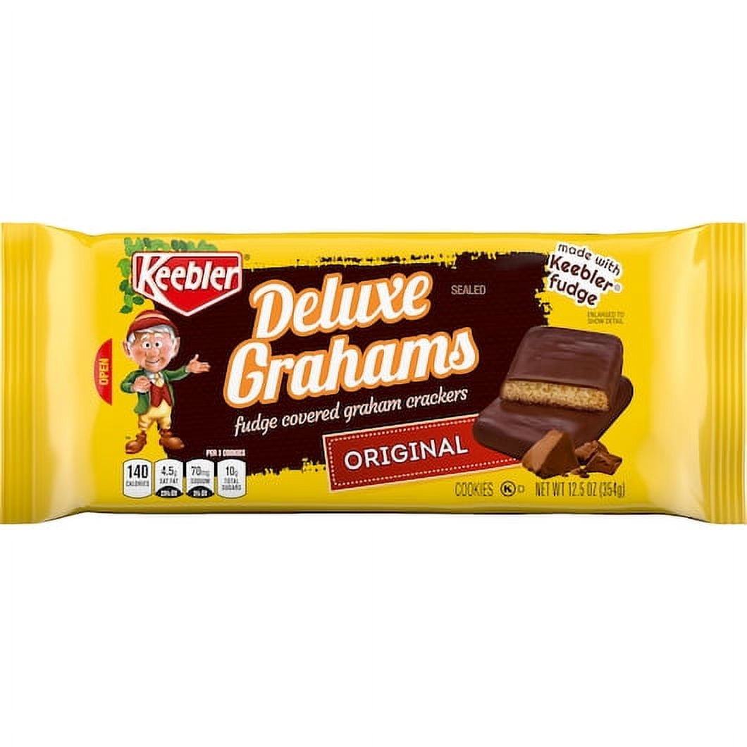 (Price/Case)Keebler - Chips Deluxe Fudge Shoppe Deluxe Grahams, 12.5 ...