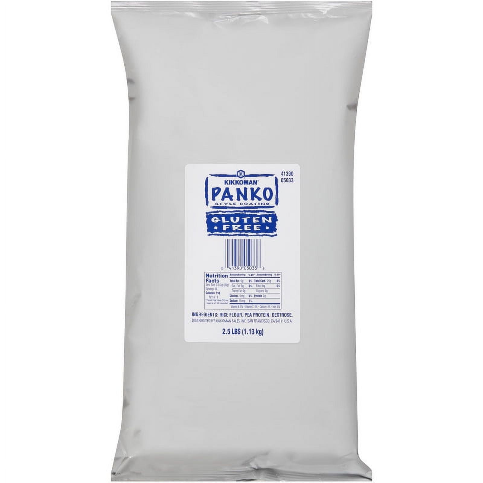 (Price/Case)Kikkoman Gluten Free Panko Style Coating 2.5 Pounds Per ...