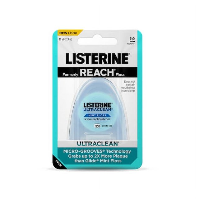 (Price/Case)Listerine 523521300 Ultraclean Floss, 30 Yard - Walmart.com