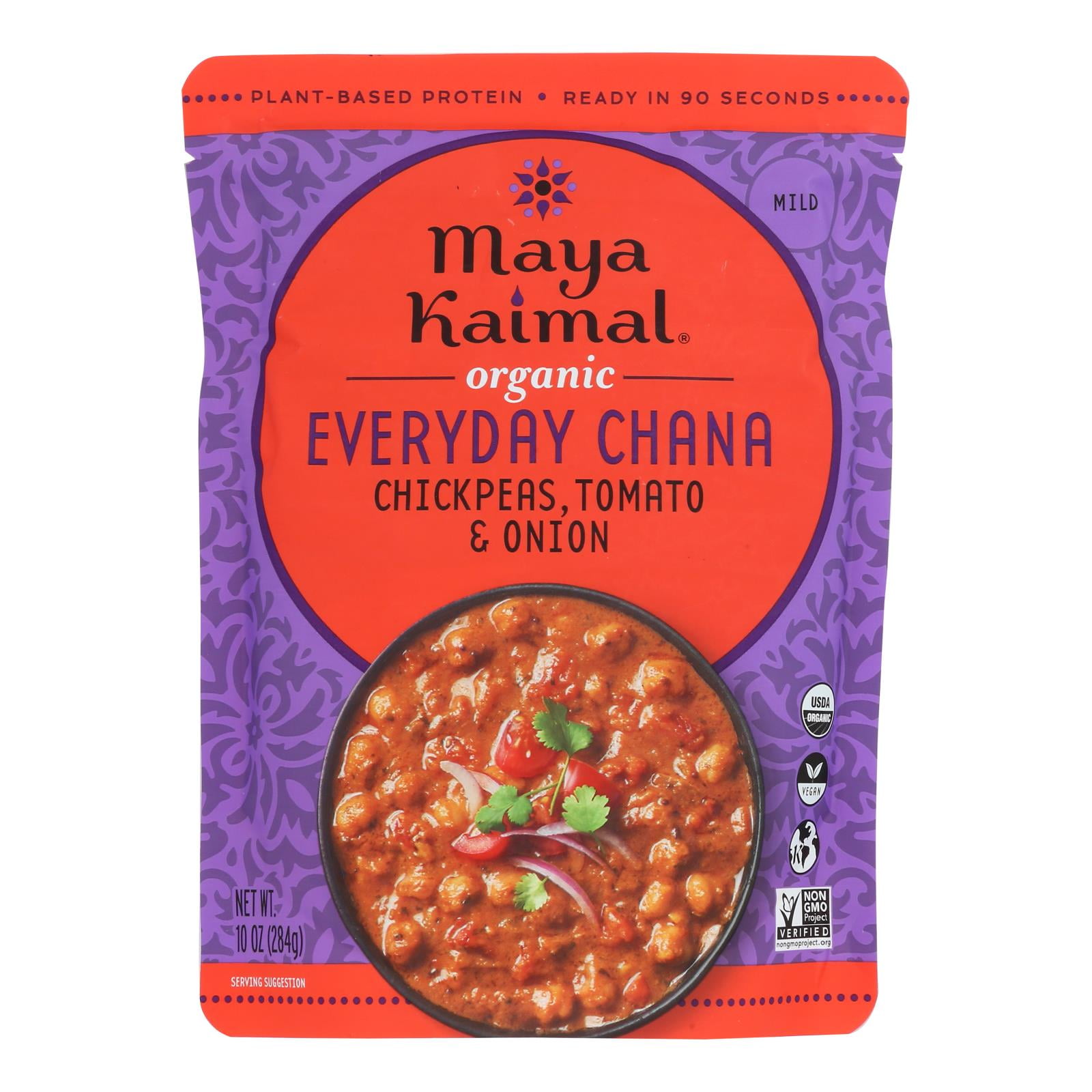 (Price/Case)Maya Kaimal - Chana Chckp Tom On - Case of 6-10 OZ ...