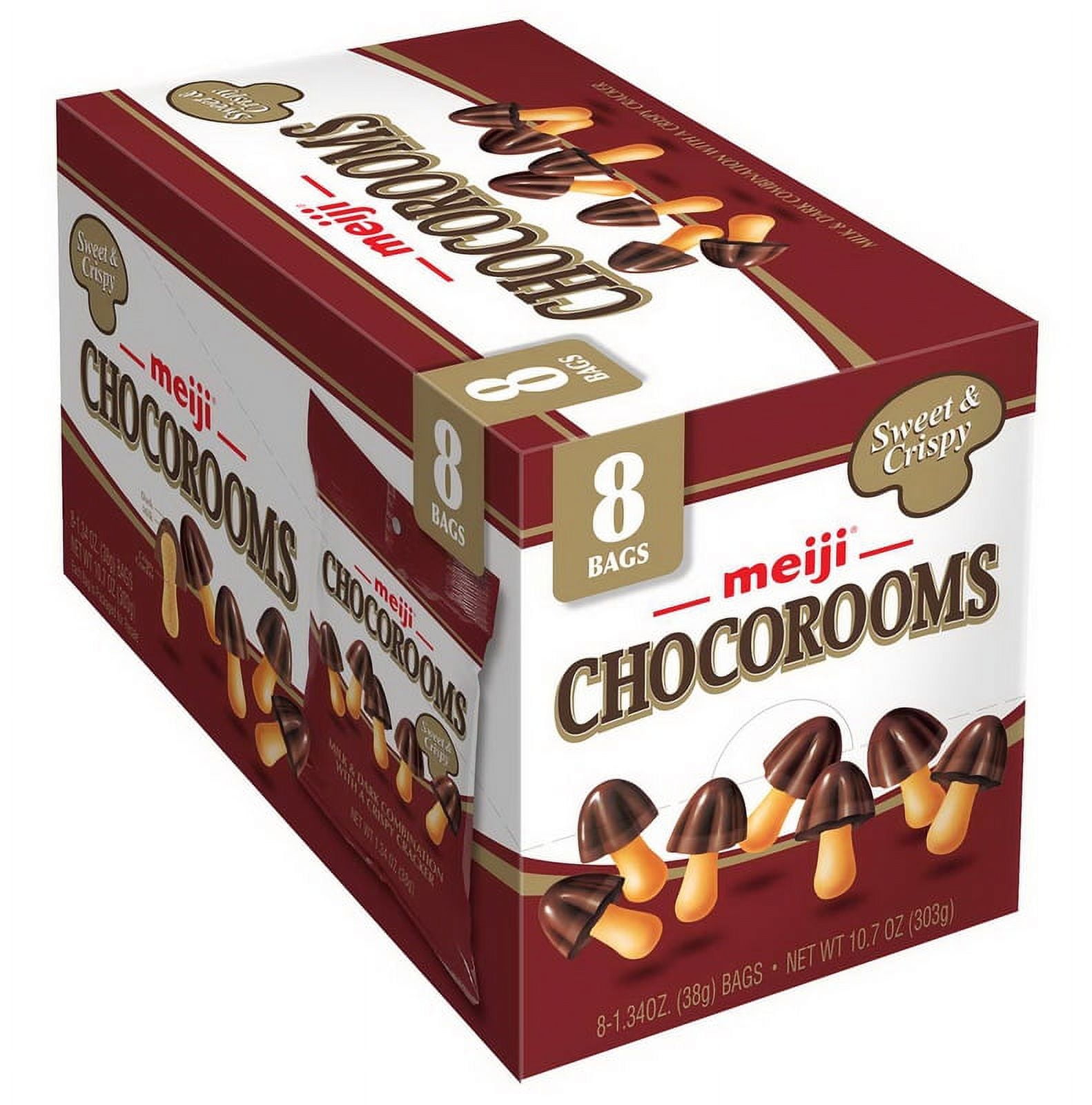 (Price/Case)Meiji Chocorooms Multi-Pack 1.34 Ounce - 8 Per Pack - 4 Per ...