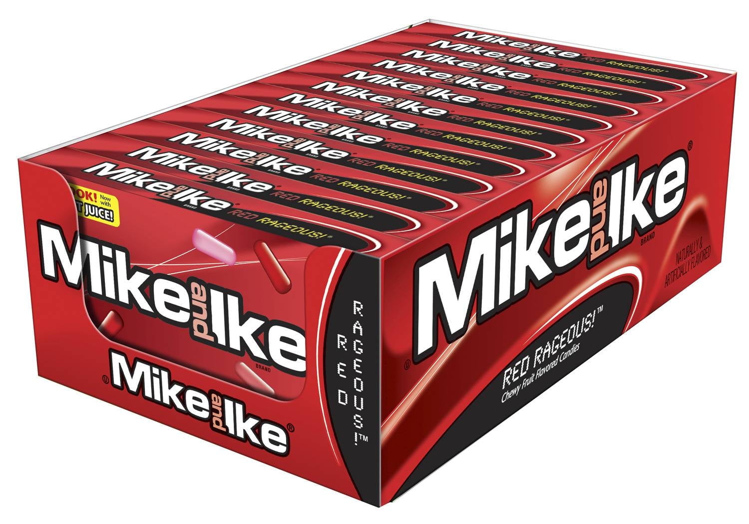 Mike & Ike Red Rageous Sweet Candy, 5 Ounces Per Pack - 12 Per Case ...