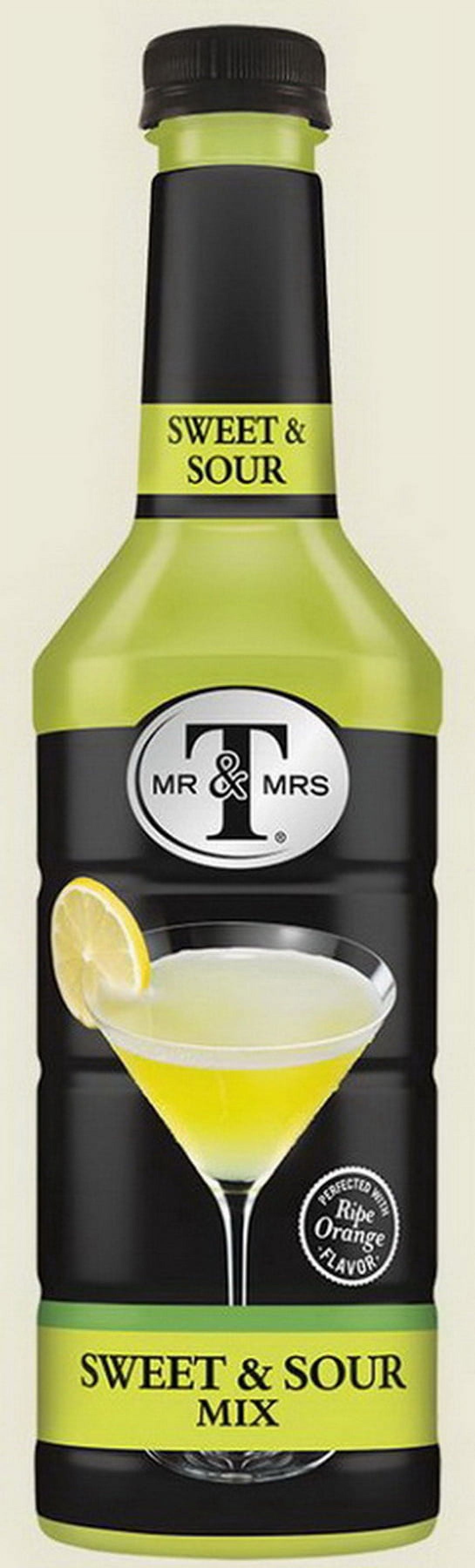 Mr & Mrs T Sweet & Sour Cocktail Mixer, 1 LT - Case of 6 - Walmart.com