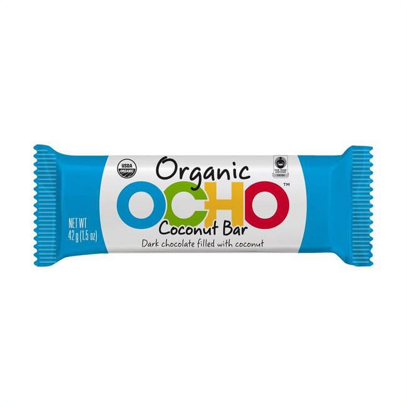 OCHO Candy OG2 OCHO Coconut Bar, Chocolate Chocolate, 12 x 1.5 oz ...