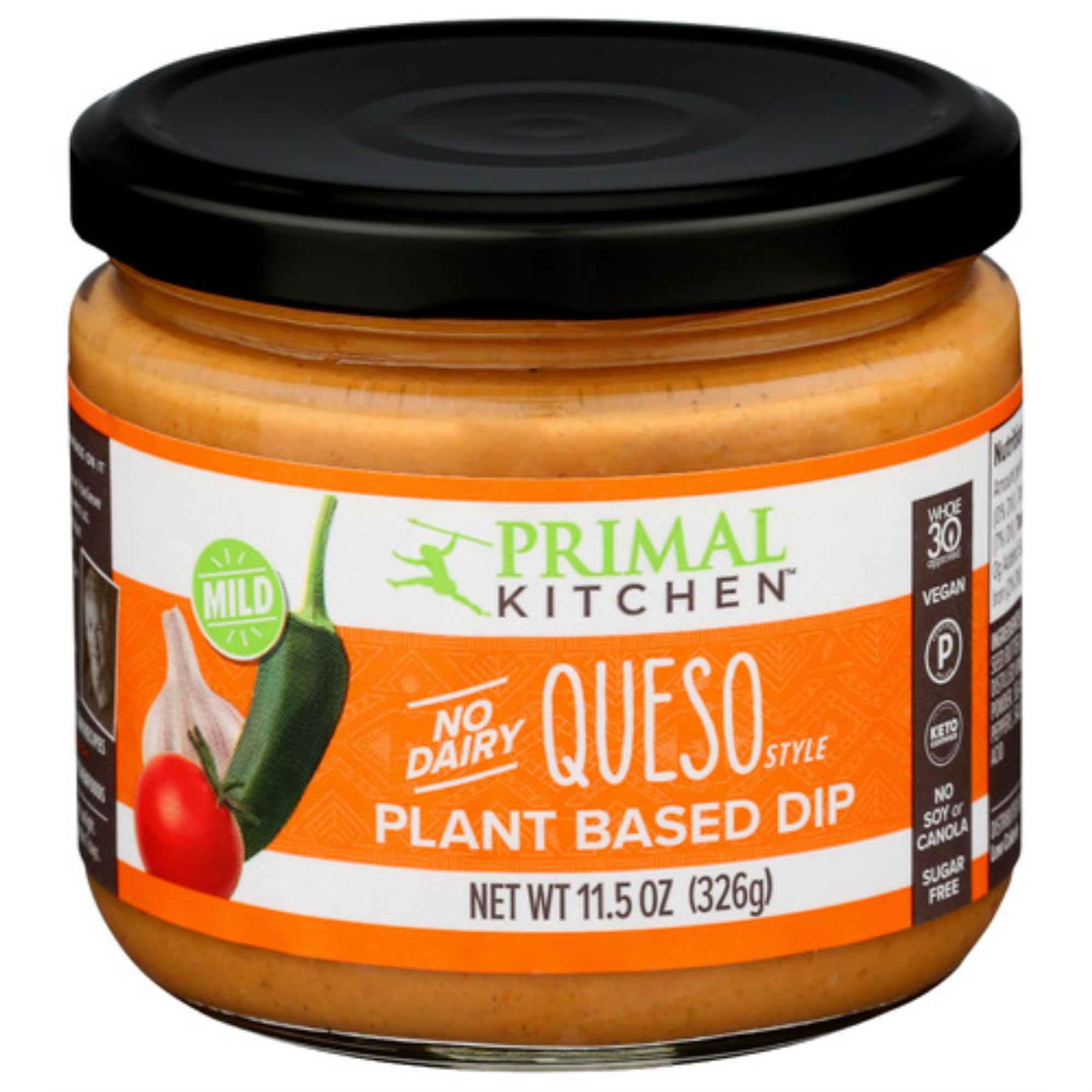 Primal Kitchen - Vegan Queso Style Plant Based Dip (Cheese Substitute ...