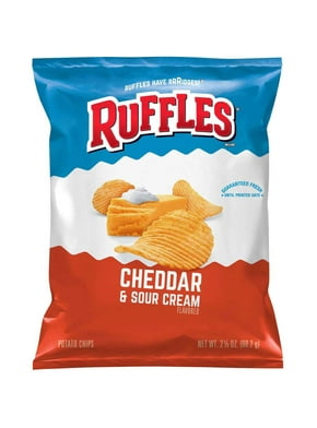 Cheddar and Sour Cream Ruffles in Chips - Walmart.com