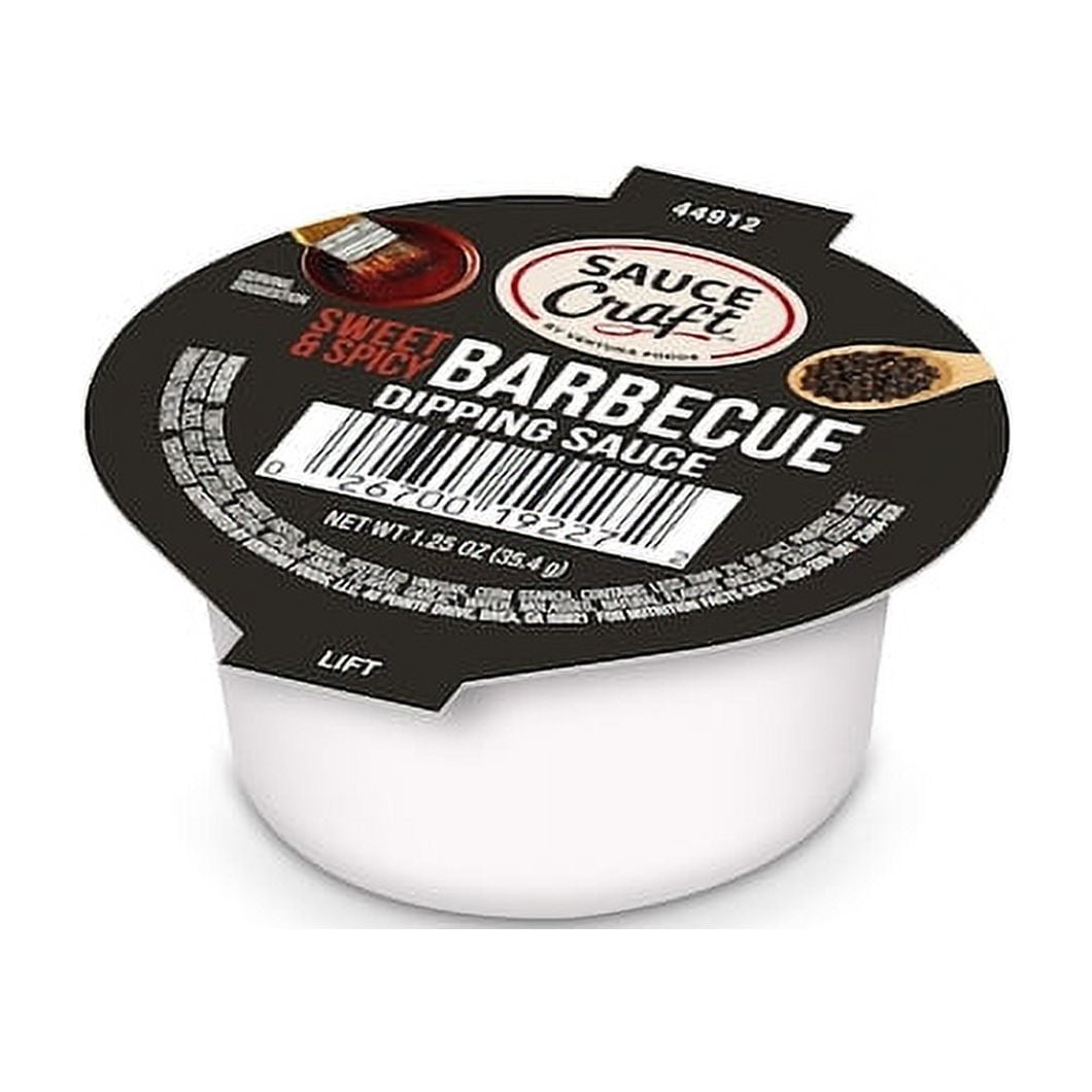 (Price/Case)Sauce Craft 23464SCR Barbecue Sweet & Spicy Sauce Cup, 1.25 ...