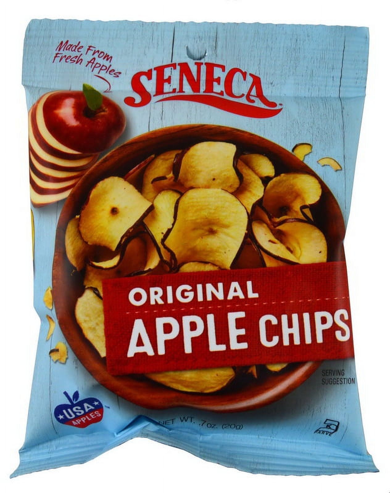 Seneca Original Apple Chips, Vending Size, Fruit Individual Packs ...