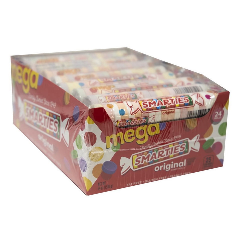 (Price/Case)Smarties Mega Smarties 2/24ct, 624163 - Walmart.com