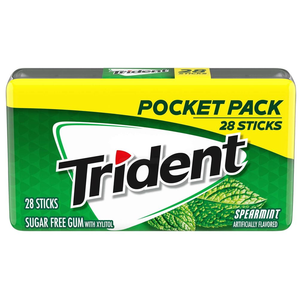 (Price/Case)Trident 01407 Trident Gum Spearmint 5.333Lb - Walmart.com