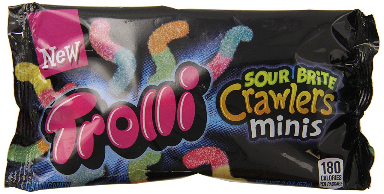 Trolli Sour Brite Crawlers Mini, 2 oz - Case of 144 - Walmart.com