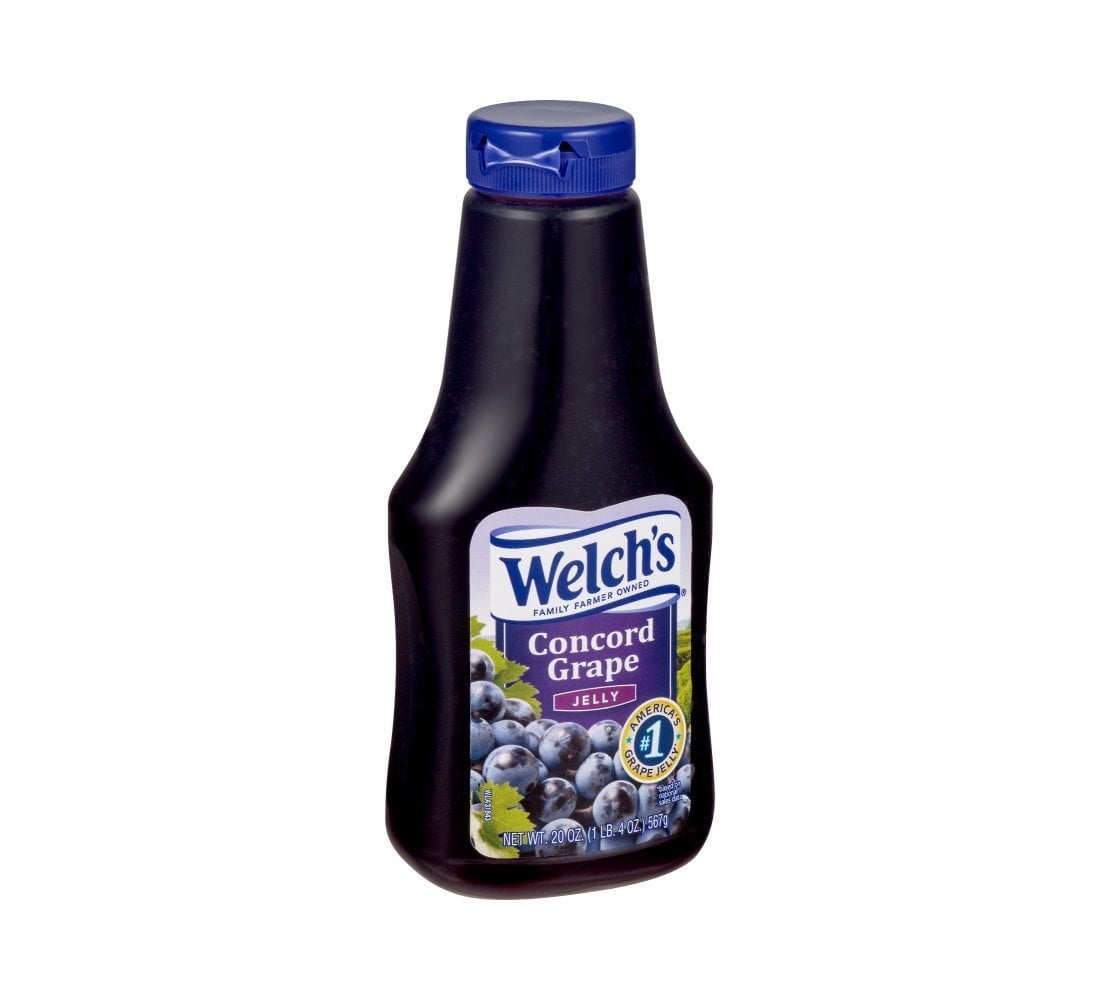 Welch's 50153 Concord Grape Jelly, 12-Pack 20 Ounce Squeeze Bottles ...