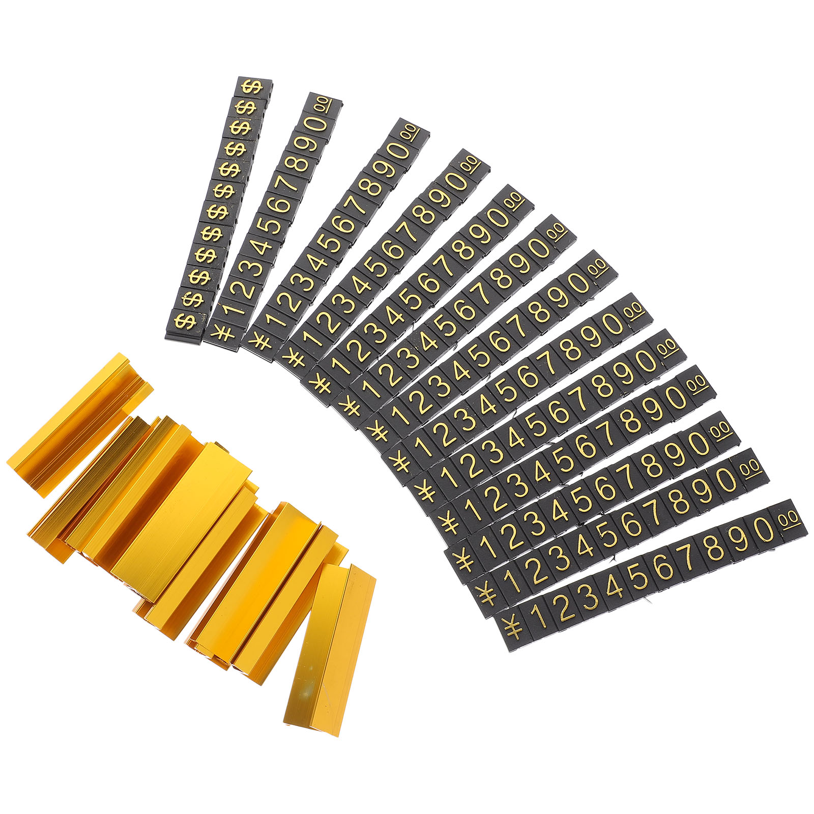 Price Display Tag Counter Stand Tags Product Shelves The Sign Small Abs ...