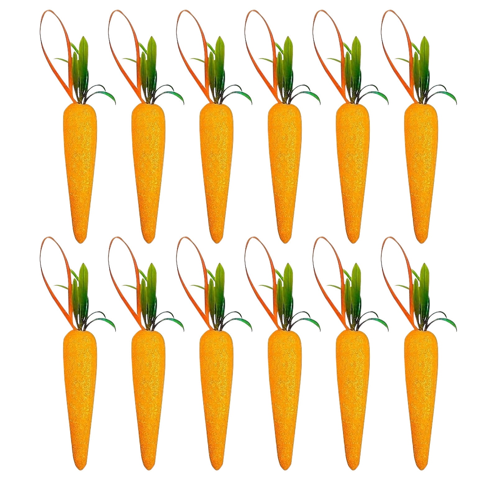 Price Drop Easter Decorations 12 Pack Artificial Carrot Decorations ...