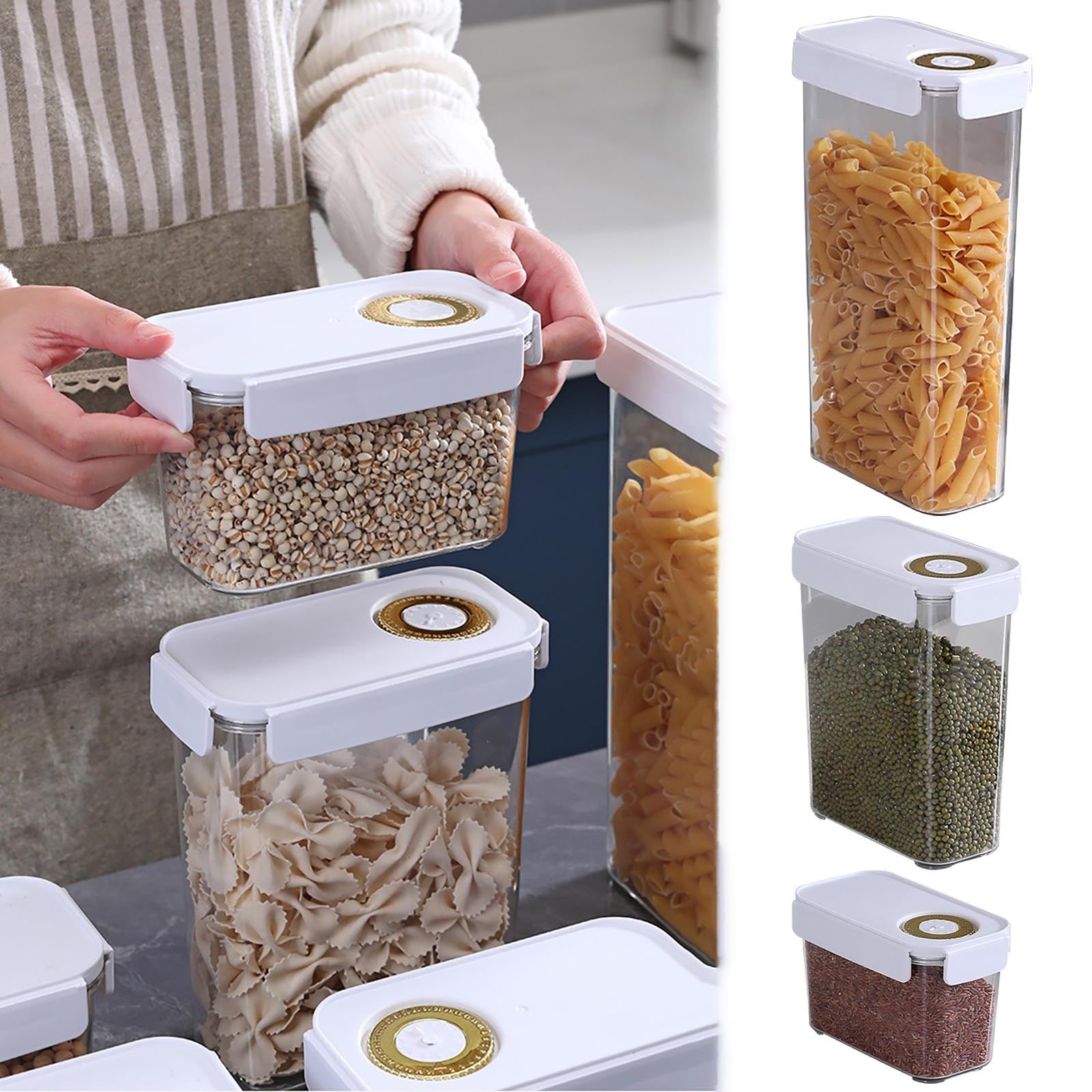 Price Drop, High-end Wind Miscellaneous Grain Bucket, Kitchen Beans and ...