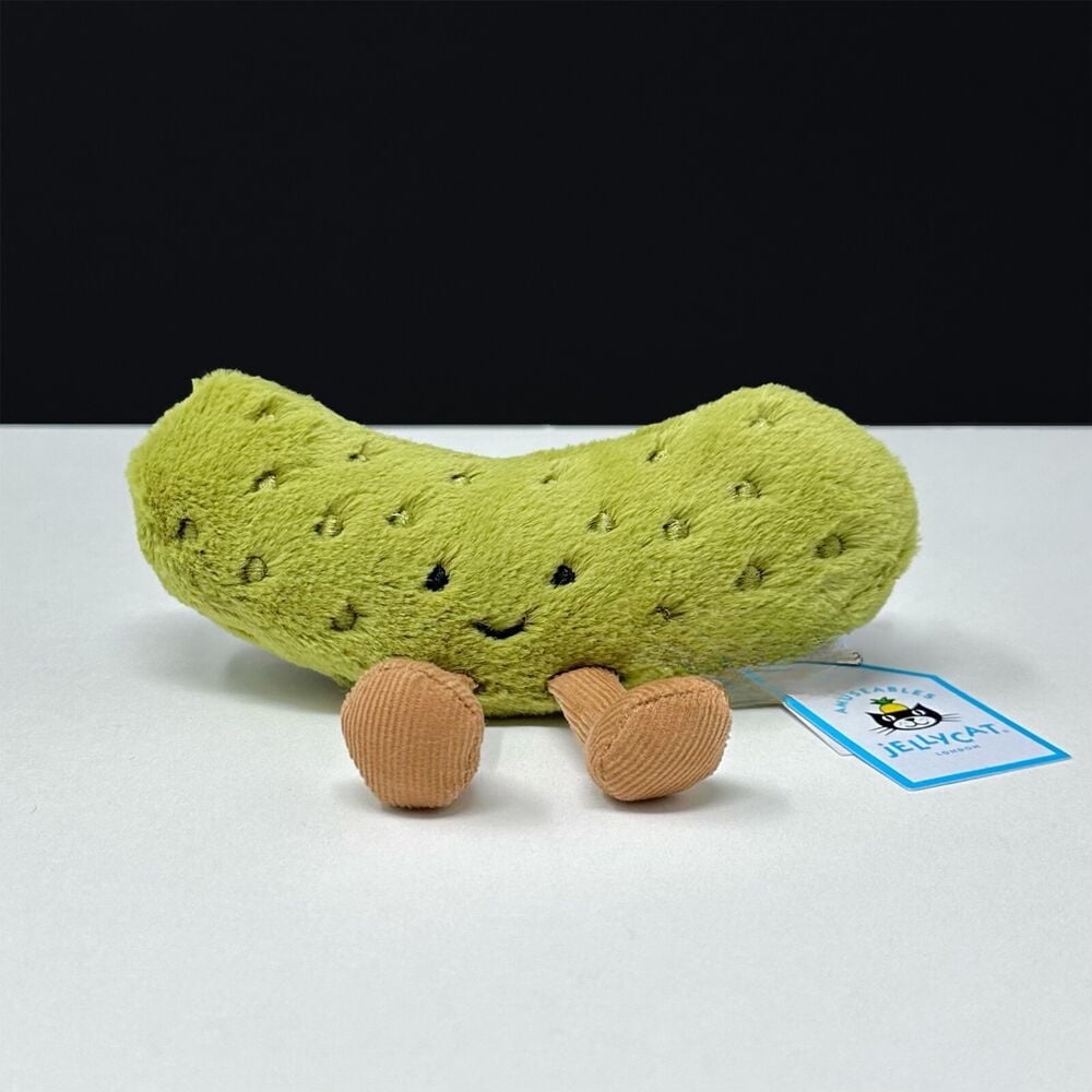 Price Drop Jellycat AMUSEABLE PICKLE Soft Plush Toy NWT Ultimate Lovey ...