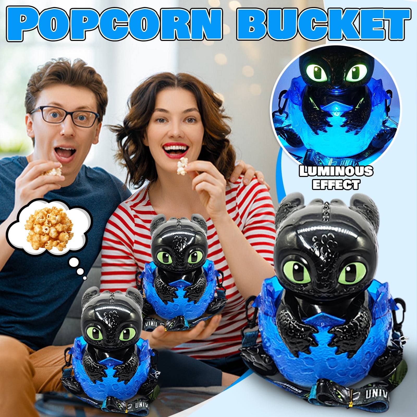 Price Drop Kidora Toys Toothless Movie 2025 Popcorn Bucket –How to ...