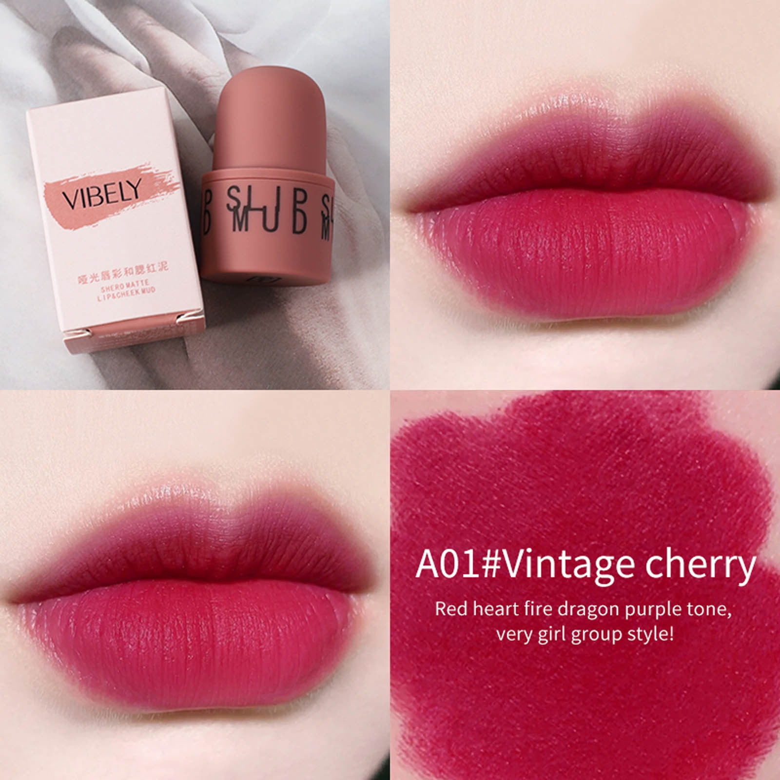 Price Drop! Matte Seal Lip Mud, Lip Glaze and Cheek Tint, Long-Lasting ...
