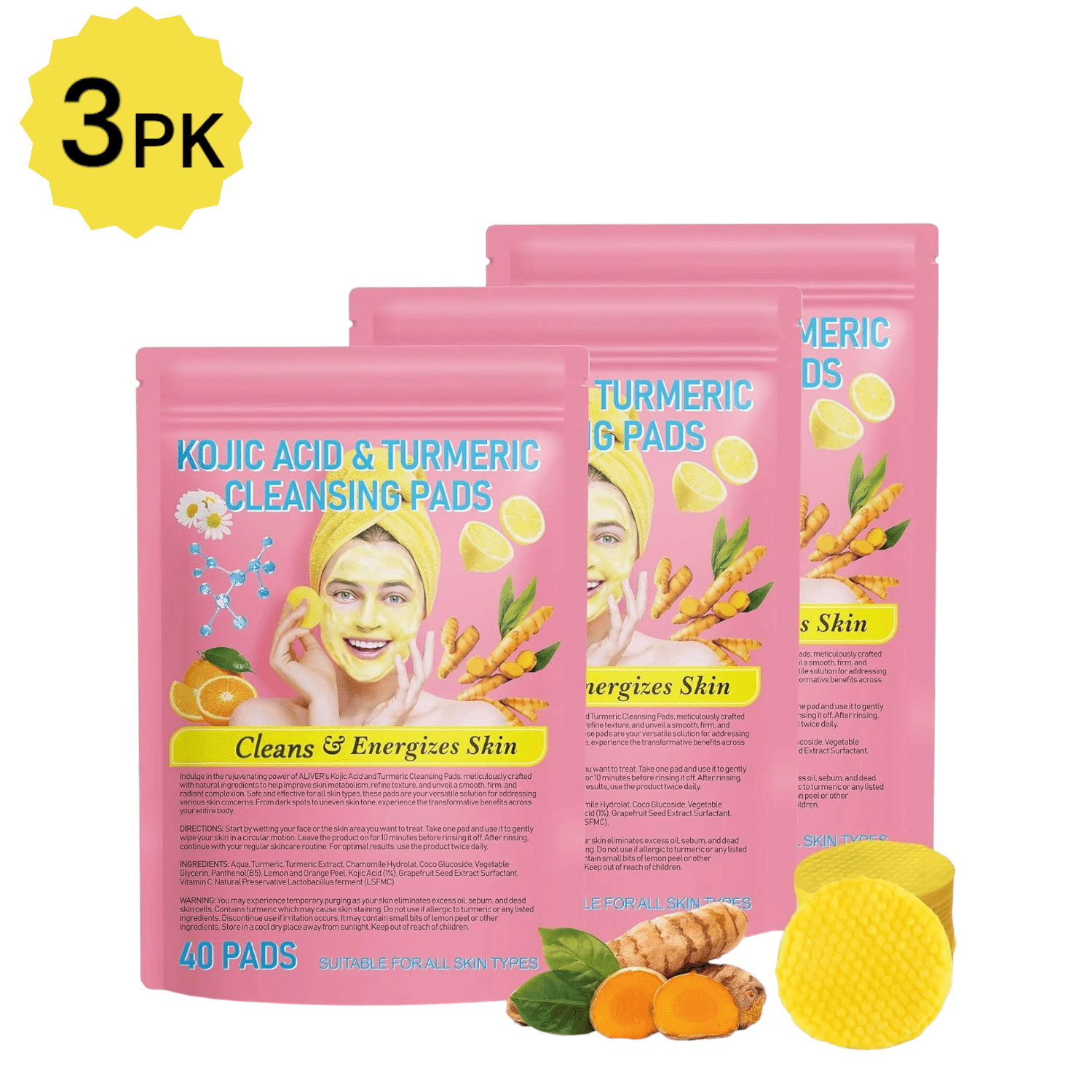 Price Drop Sfonq Turmeric Kojic Acid Face Cleansing Pads, Soothing Pads ... Price Drop Sfonq Turmeric Kojic Acid Face Cleansing Pads, Soothing Pads ...