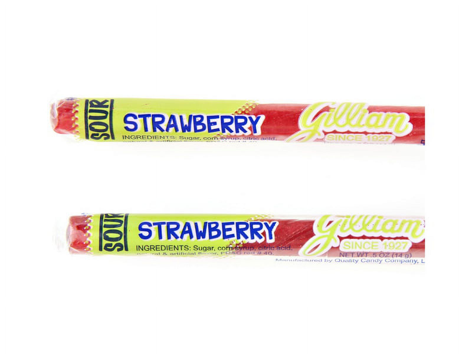 (Price/EA)Gilliam 611510 Sour Candy Sticks, Strawberry 80ct - Walmart.com