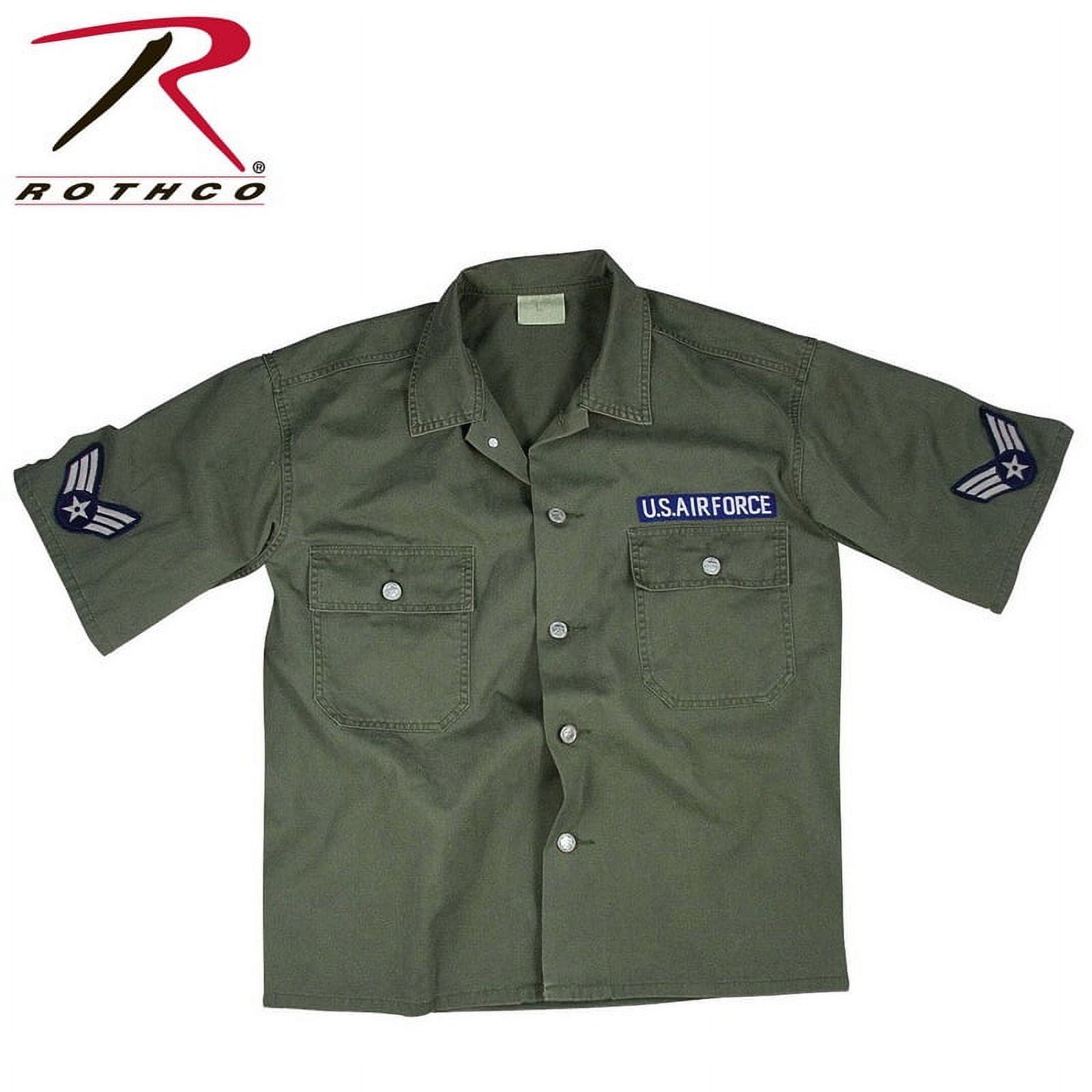 (Price/EA)Rothco 2875 Vintage Army Air Force Short Sleeve BDU Shirt-2XL ...