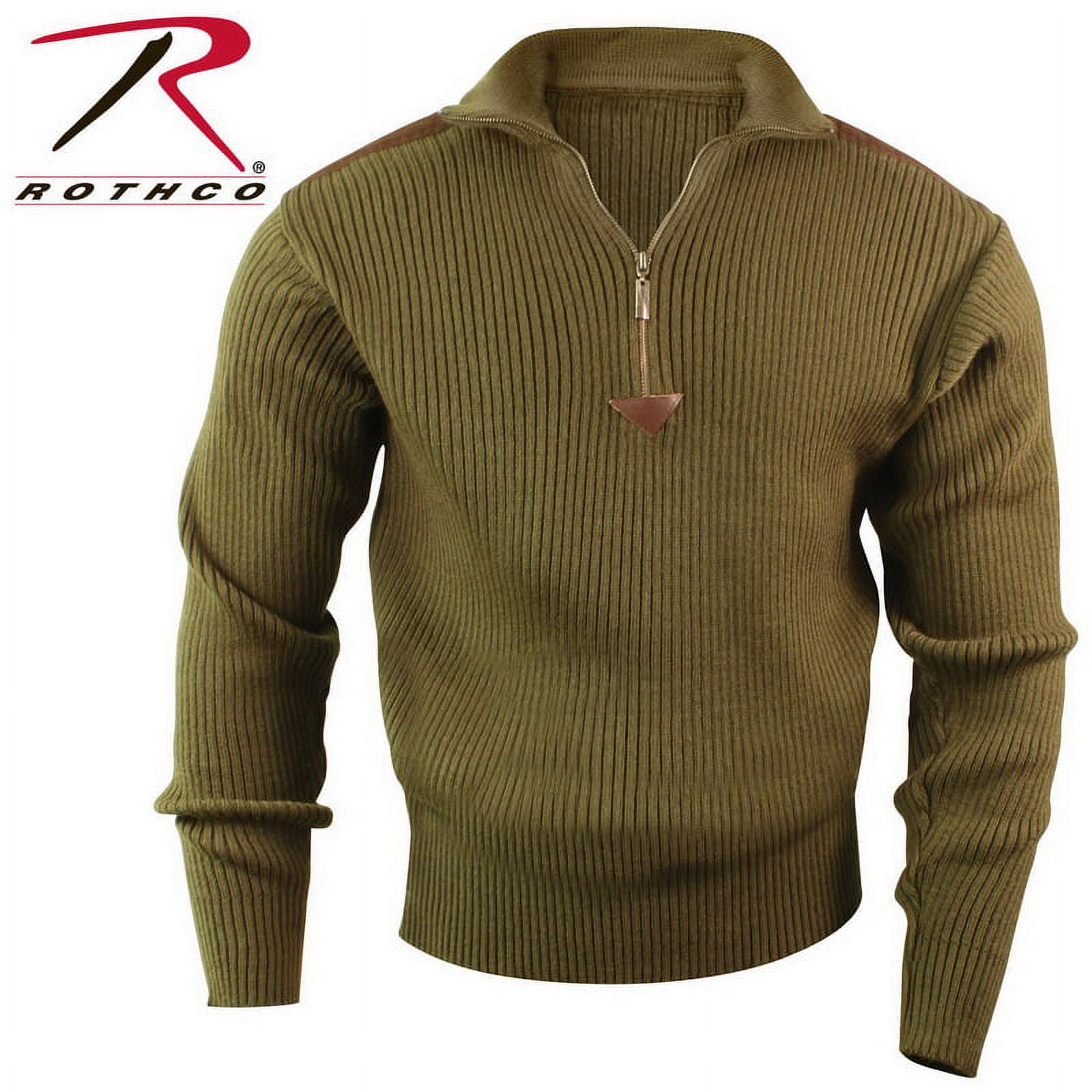 Free Shipping! (Price/EA)Rothco 3370 Quarter Zip Acrylic Commando ...