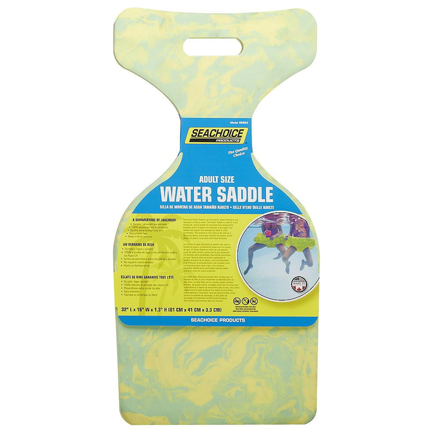 (Price/EA)Seachoice 86963 Water Saddle - Adult Size - Walmart.com