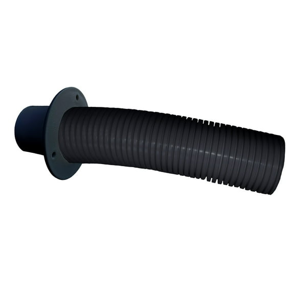 Trident Marine 4' Black Stern Flex Hose w/Transom Flange - Walmart.com