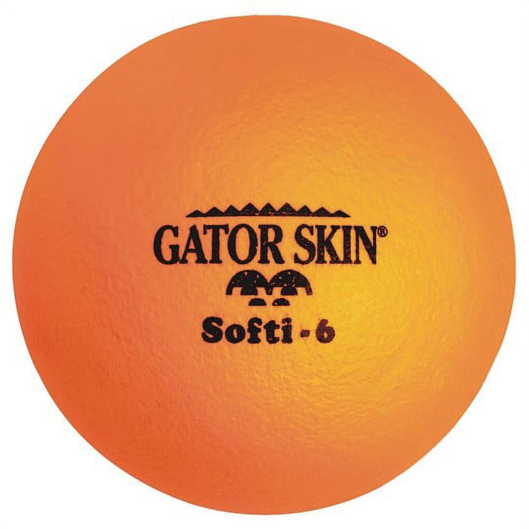 (Price/Each)Gator Skin Neon Orange Softi-6 Ball - Walmart.com