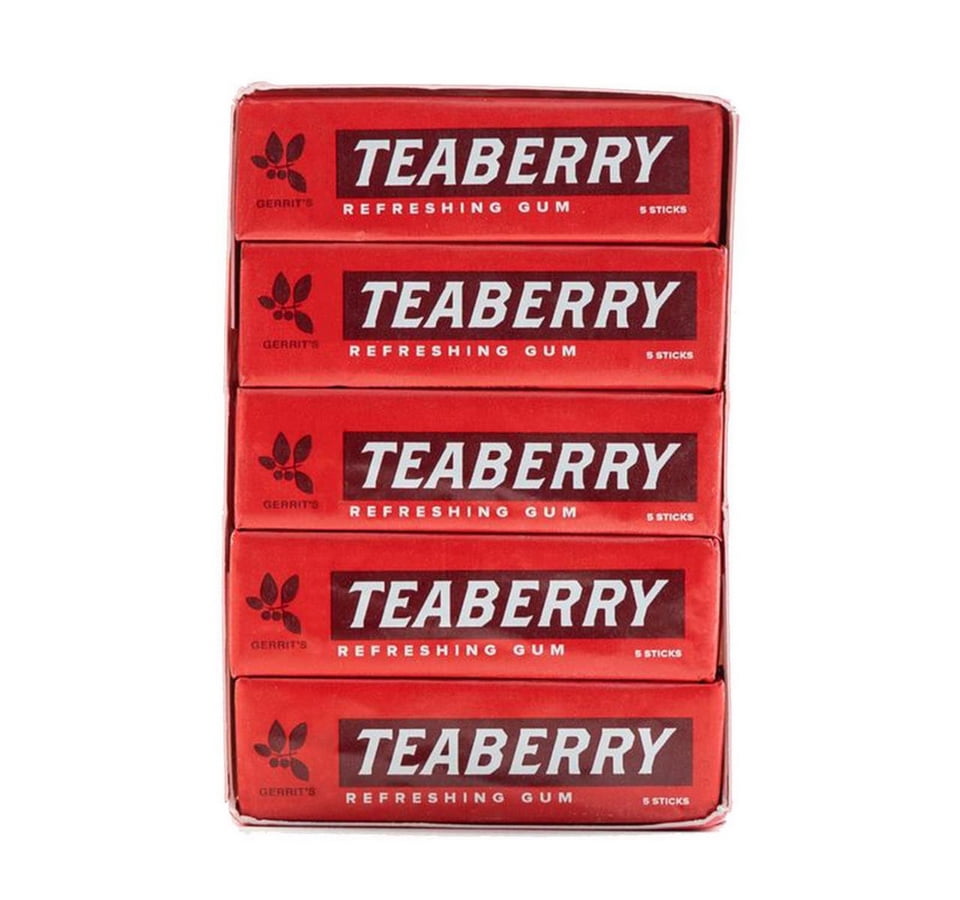 (Price/Each)Gerrit Verburg Teaberry Gum 20ct, 699985 - Walmart.com
