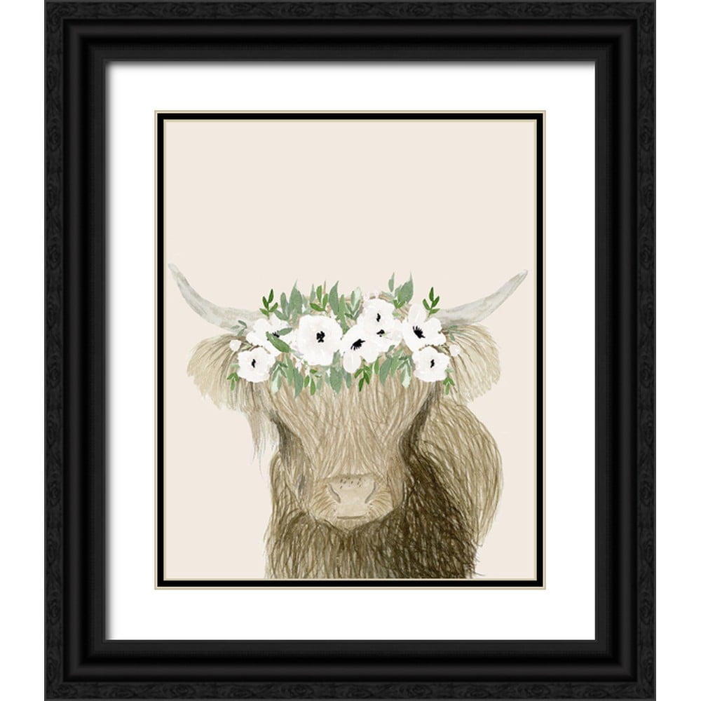 Price, Lucille 26x31 Black Ornate Wood Framed with Double Matting ...