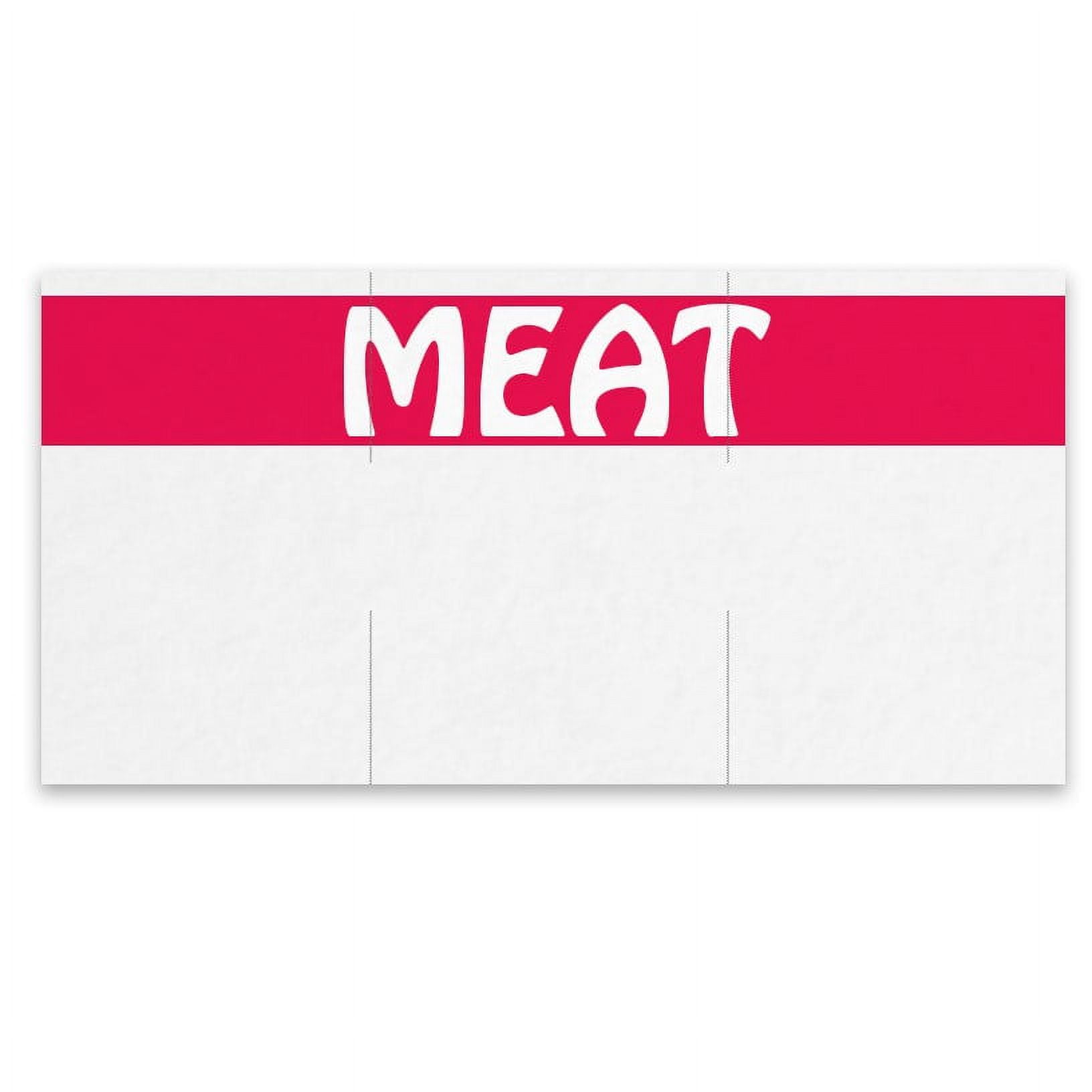 Price Mark Sales Meat Pricing Label Red/White | 17000/Box - Walmart.com