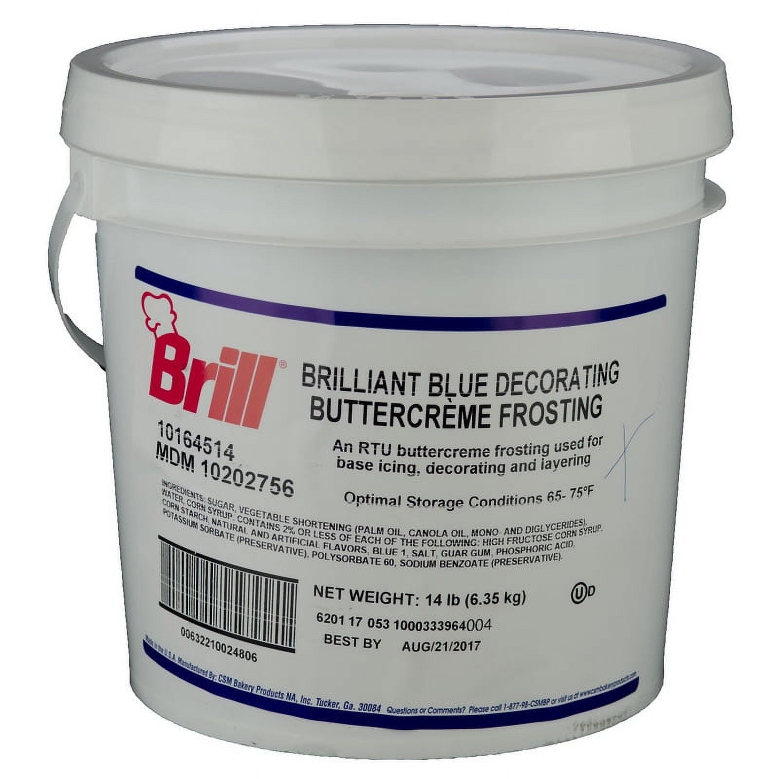 Brill Blue Decorating Icing, 14 Pounds - Walmart.com
